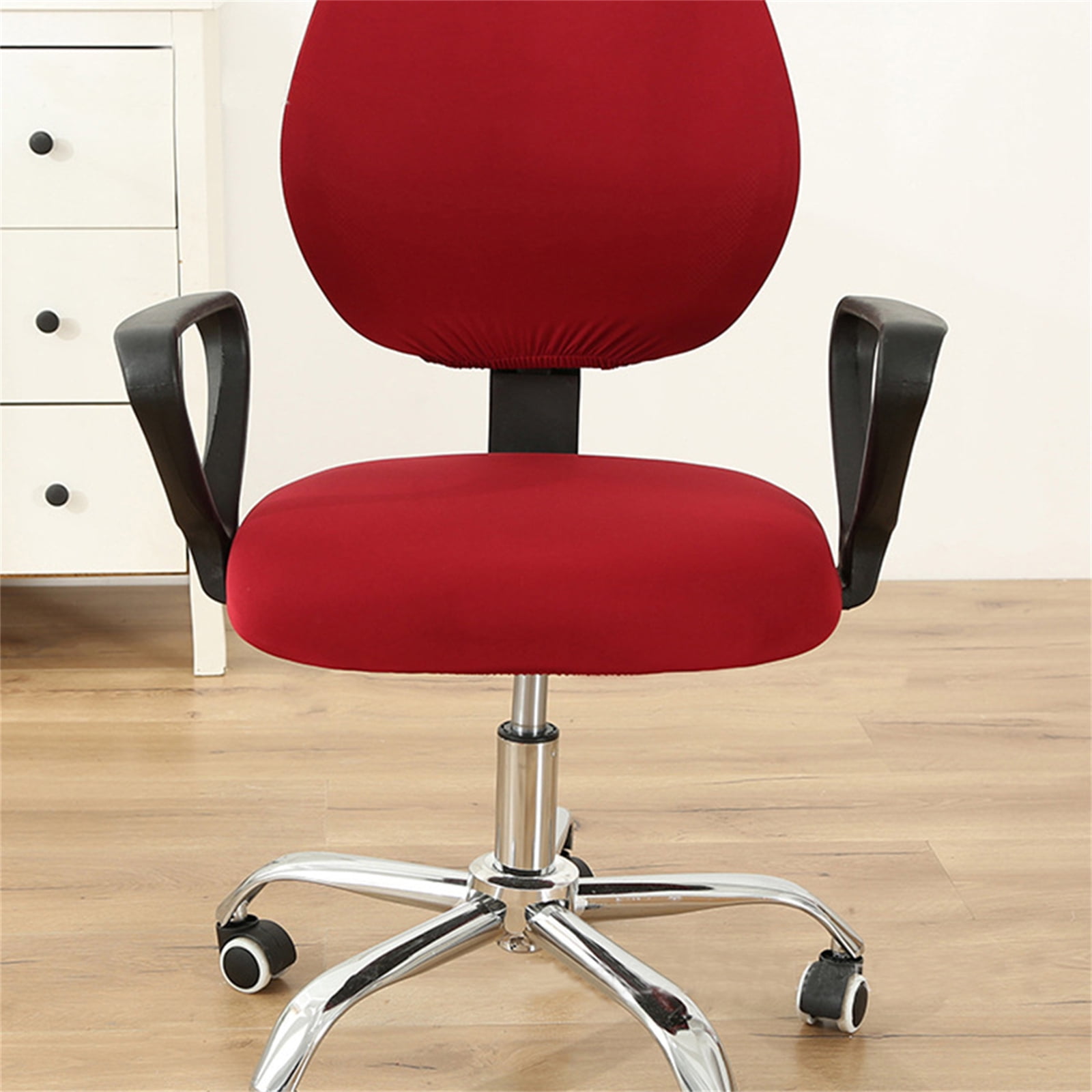 Office Chair Cover Universal Computer Desk Rotating Chair Seat Back ...