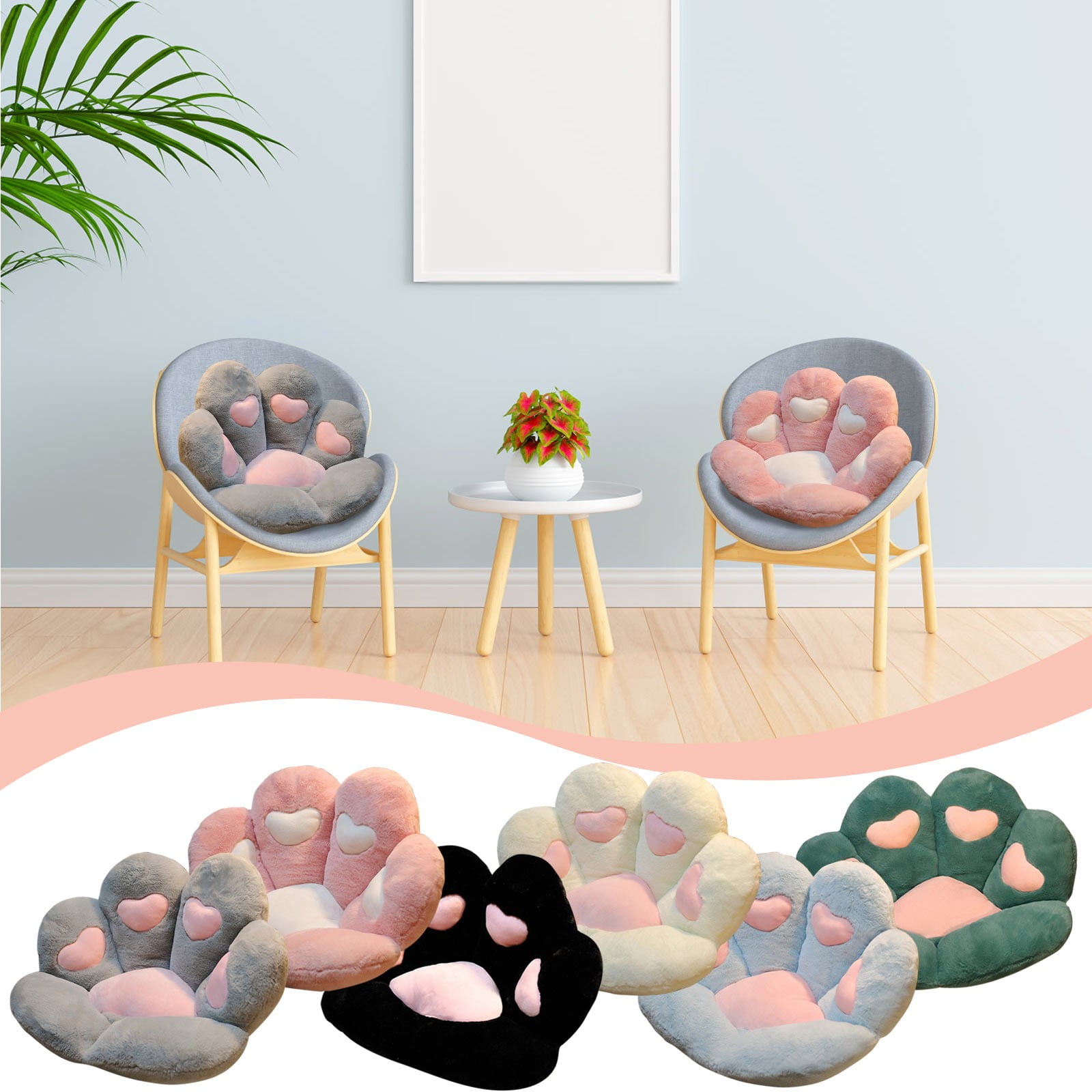 Office Chair Cushion amlbb Paw Cushion Cute Chair Cushions Paw Shape ...