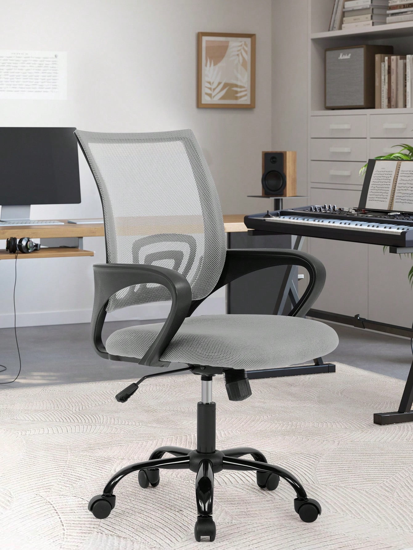 Office Chair Ergonomic Cheap Desk Chair Mesh Computer Chair Lumbar ...