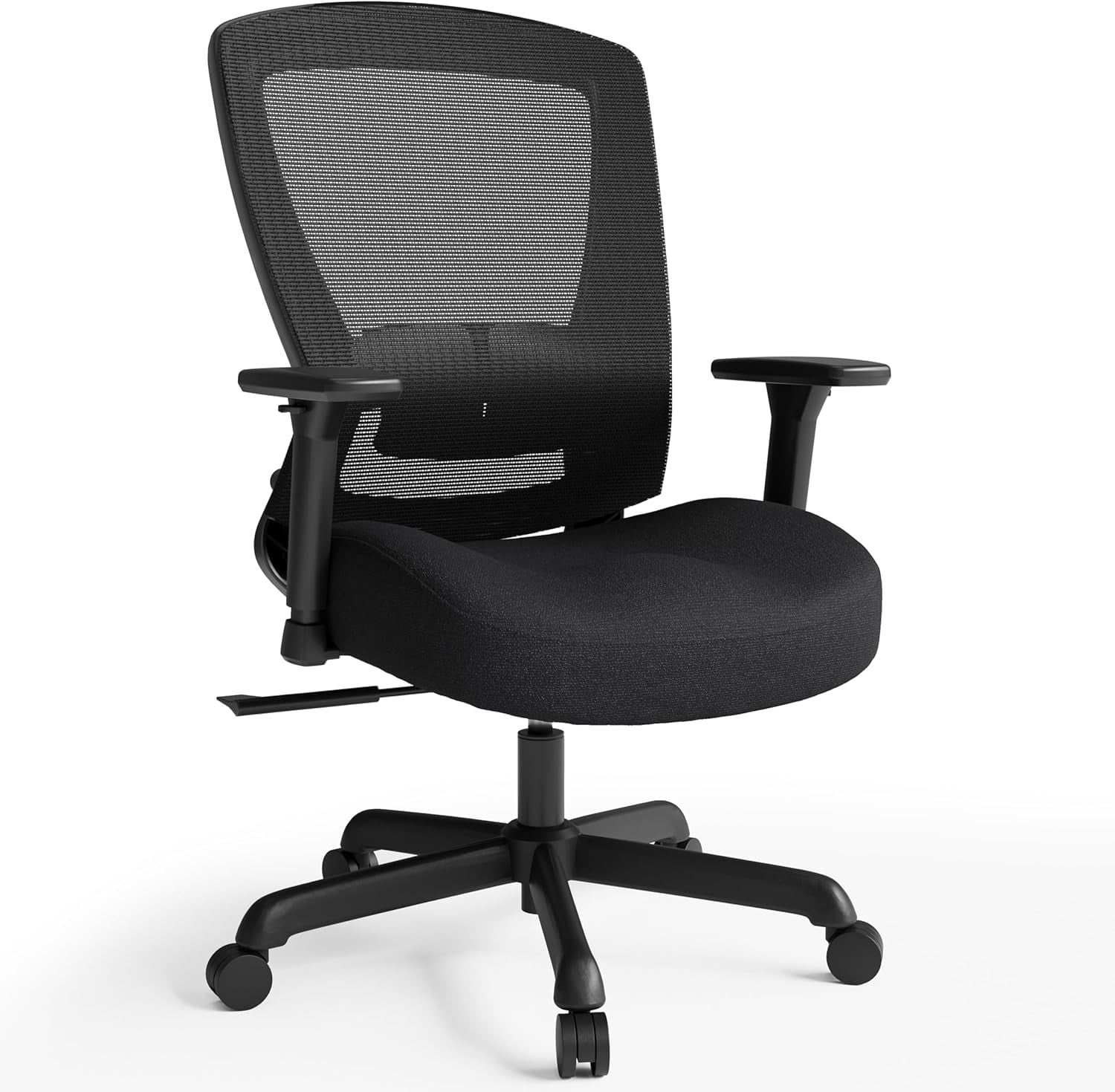 Office Chair, Ergonomic, Mesh Sturdy Task Chair - Adjustable Lumbar ...