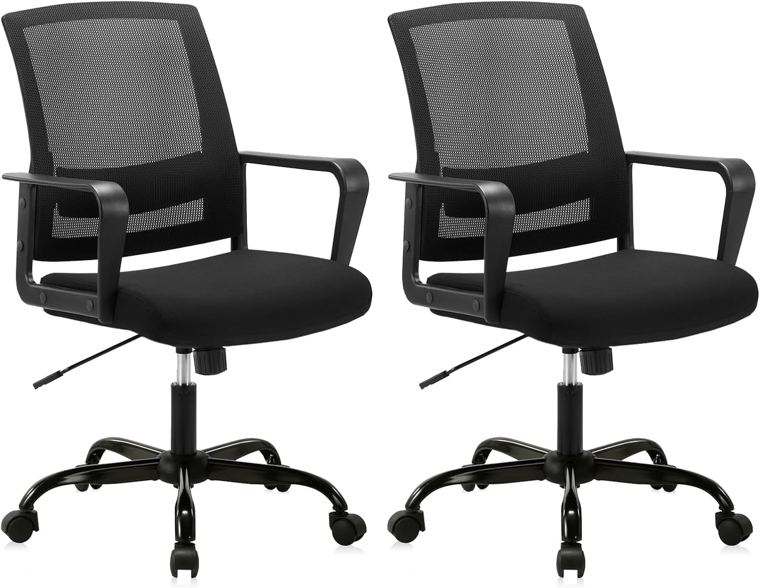 Office Chair Ergonomic Rolling Computer Desk Chair with Lumbar Support ...