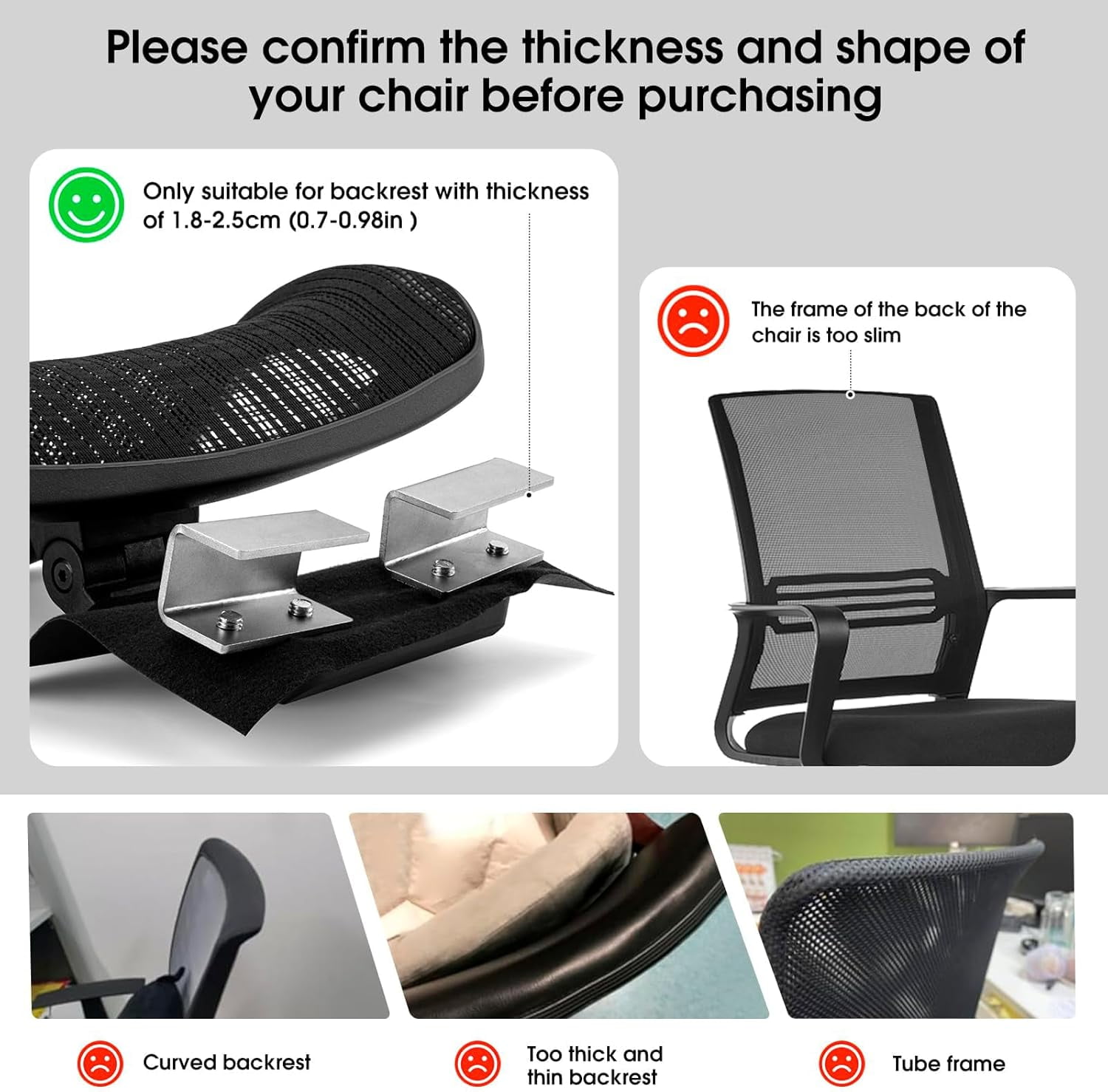 The Office Chair Headrest Attachment, Can Adjust The Height ...