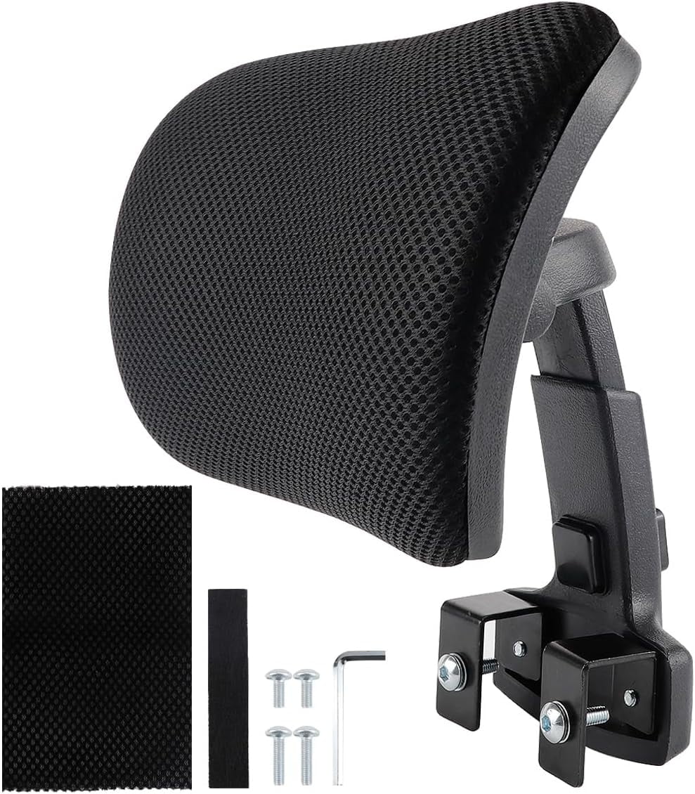 Office Chair Headrest Attachment Head Support Cushion Chair Mesh Head ...