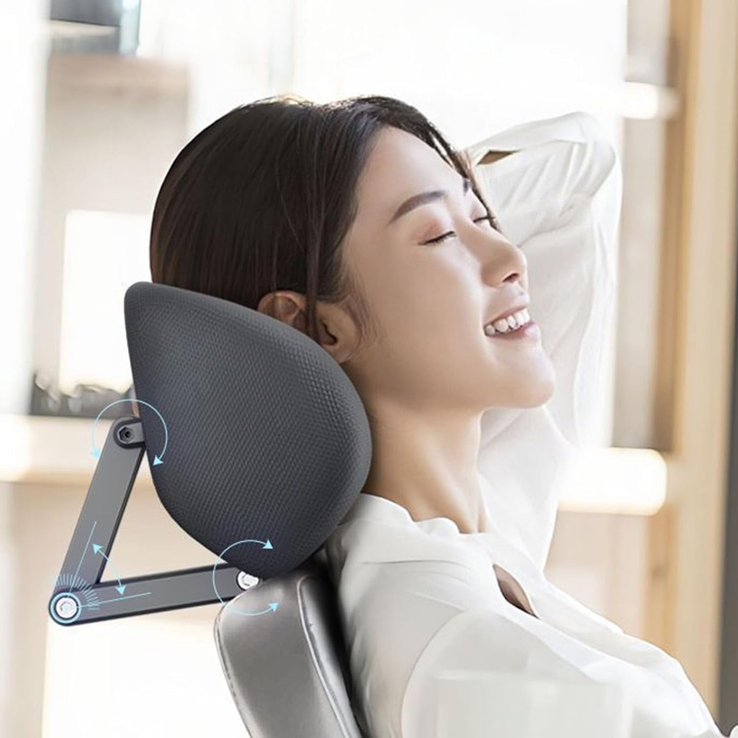 Office Chair Headrest Attachment, Memory Foam Neck Support for Office ...