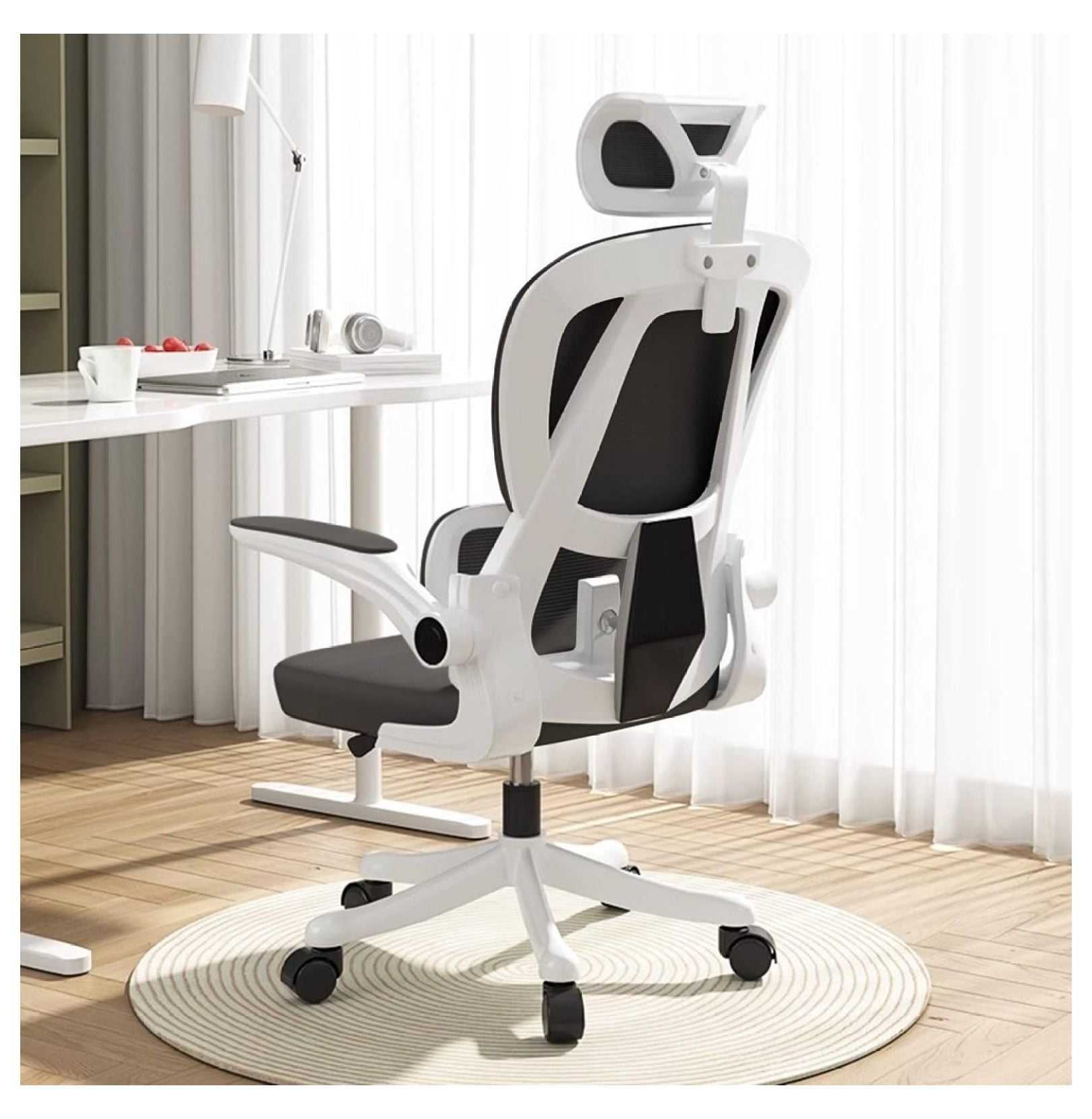 Office Chair High Back Ergonomic Computer Office Chair with Lumbar ...