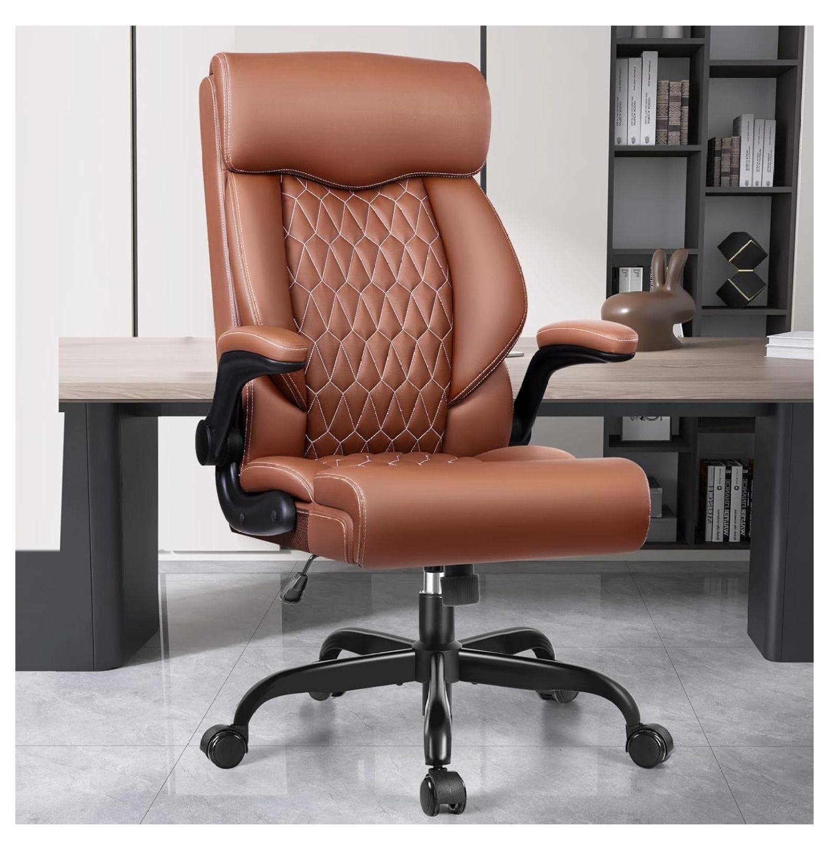 Office Chair, High Back Executive Office Chair Ergonomic Computer Desk ...