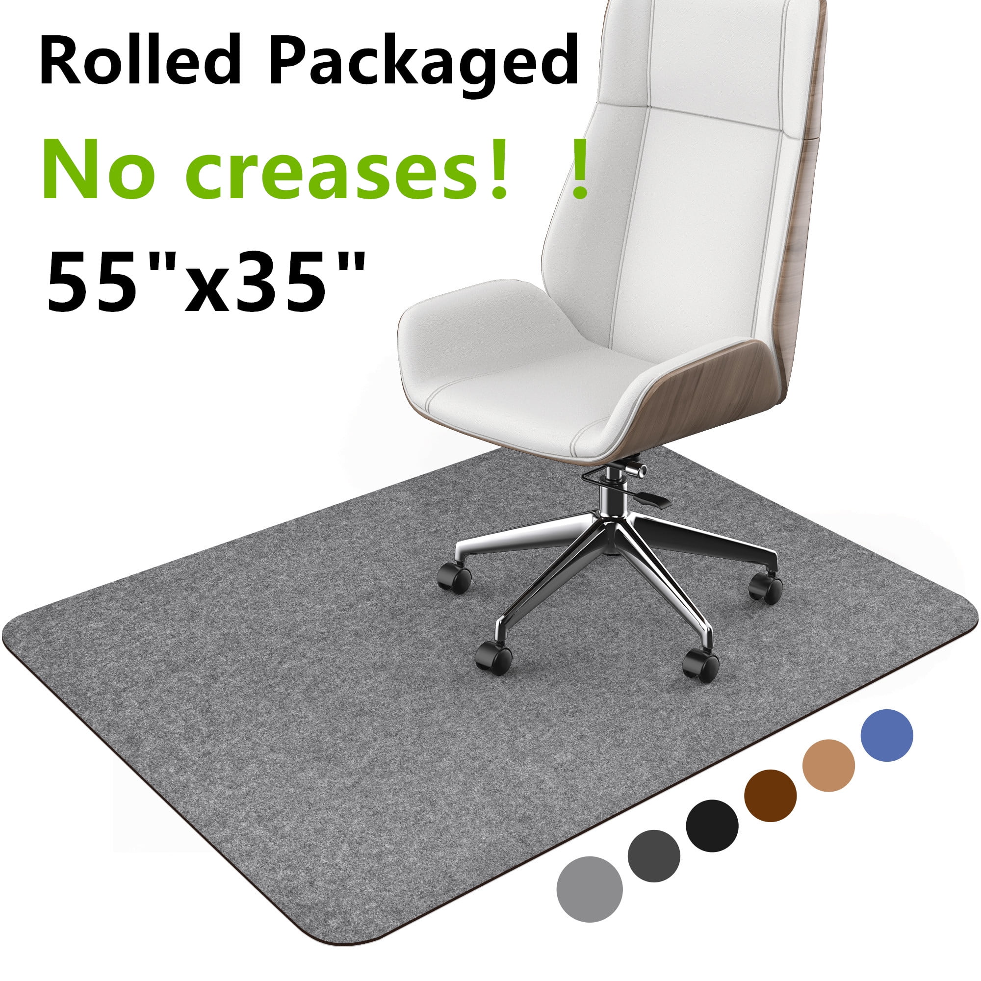 Mammoth Office Products 36 x 48 Chair Mat for Hard Floor, Rectangular ...