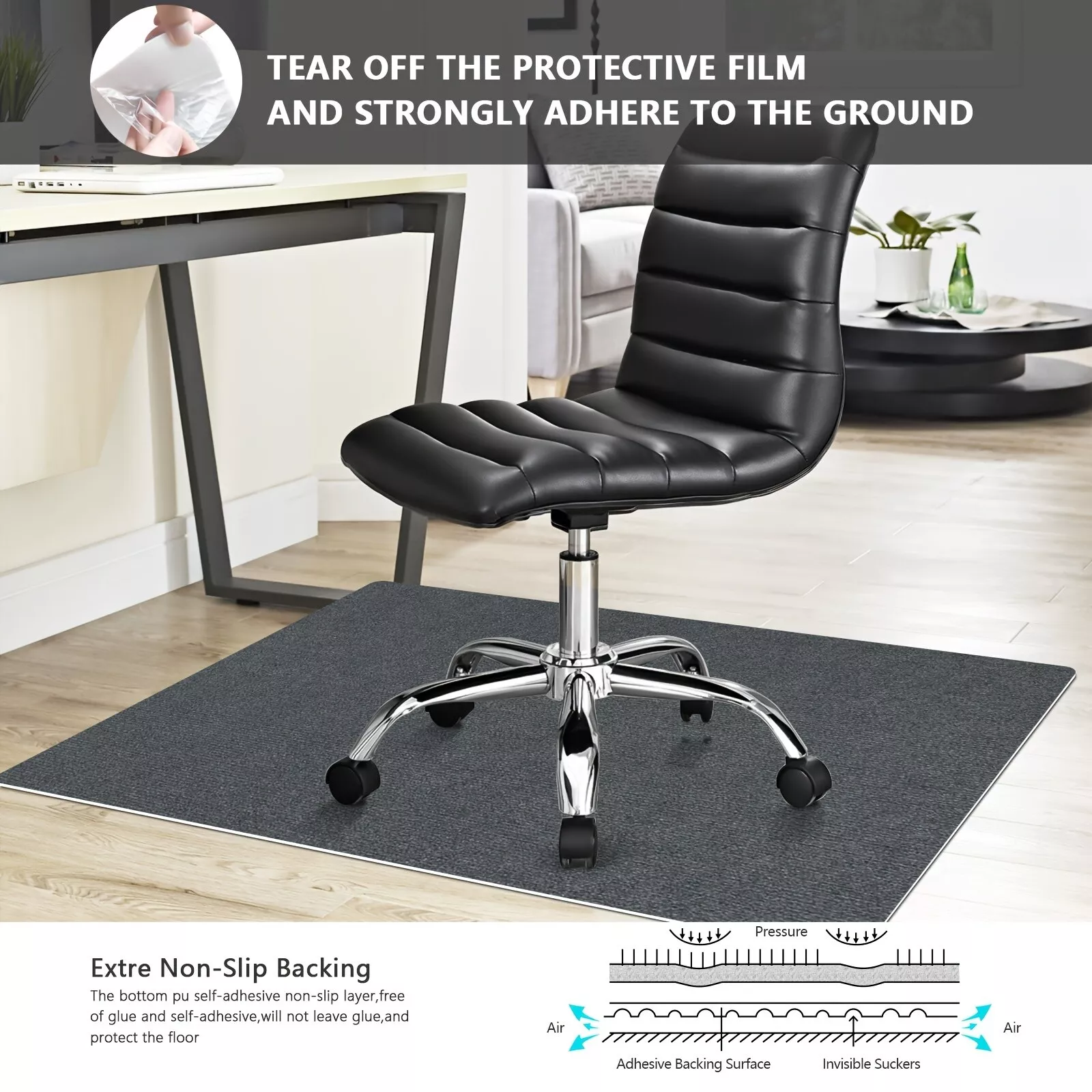Office Chair Mat Carpet Floor Mat Office Rug Gaming Desk Mat Computer ...