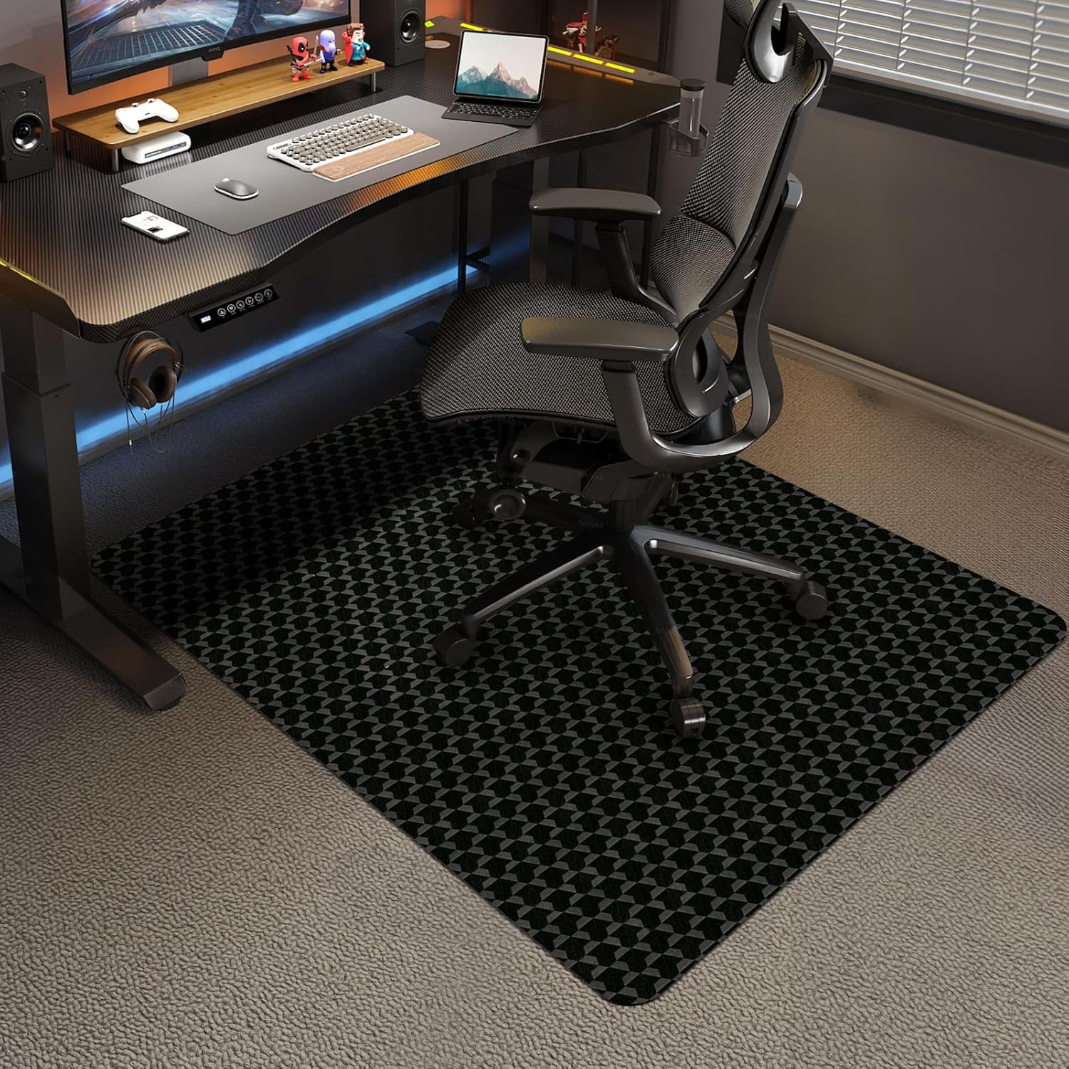Office Chair Mat For Carpet, 48"X36" Anti-Slip Waterproof Floor ...
