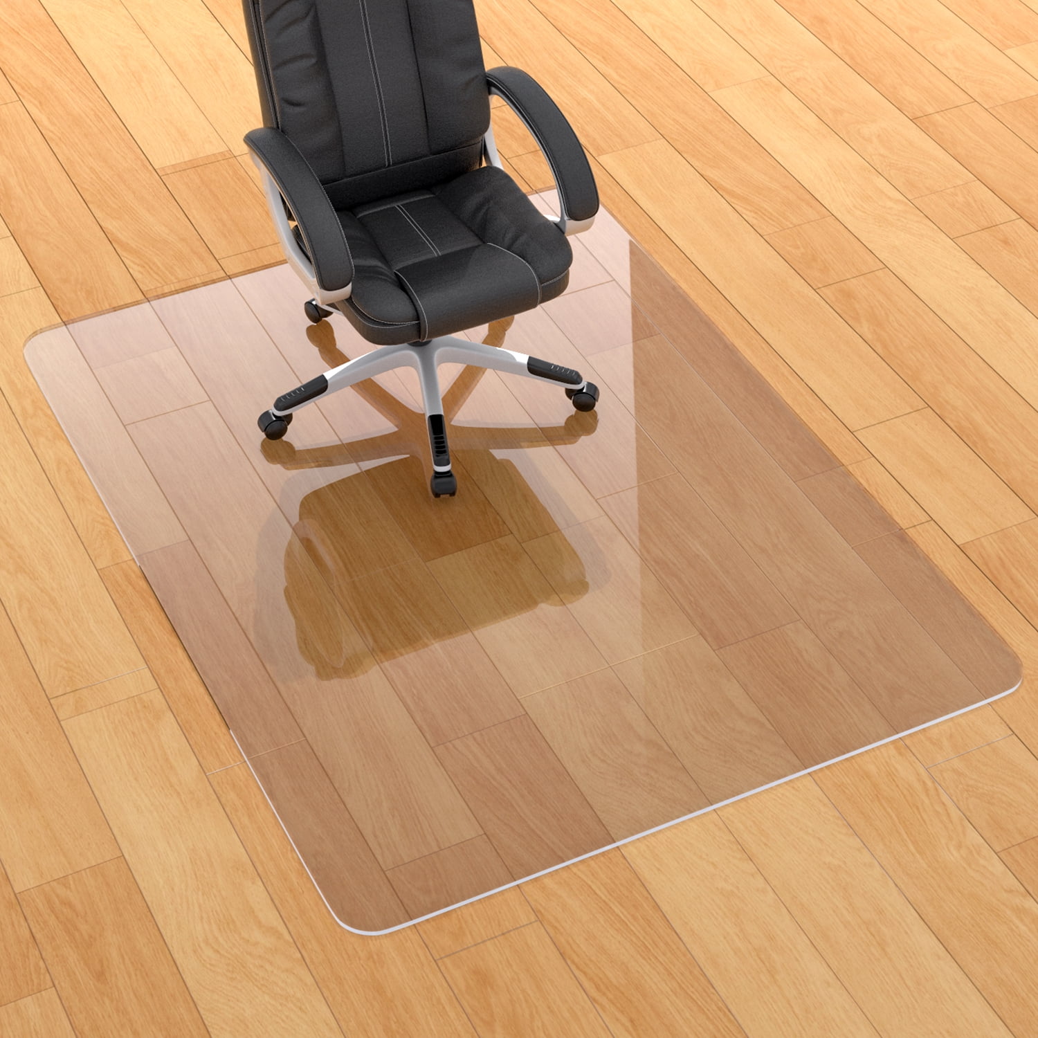 "LYOU Office Chair Mat, 36""x48"" Clear PVC Rolling Plastic Mat for ...