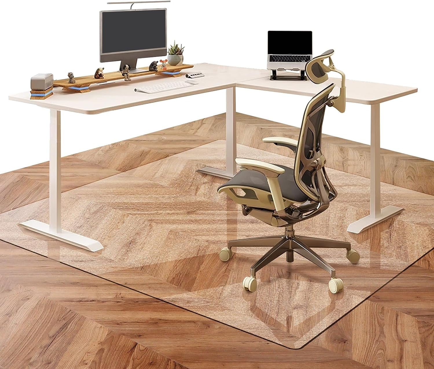 Office Chair Mat for Hardwood Floor: 63"x 51" Extra Large Chair Mats ...