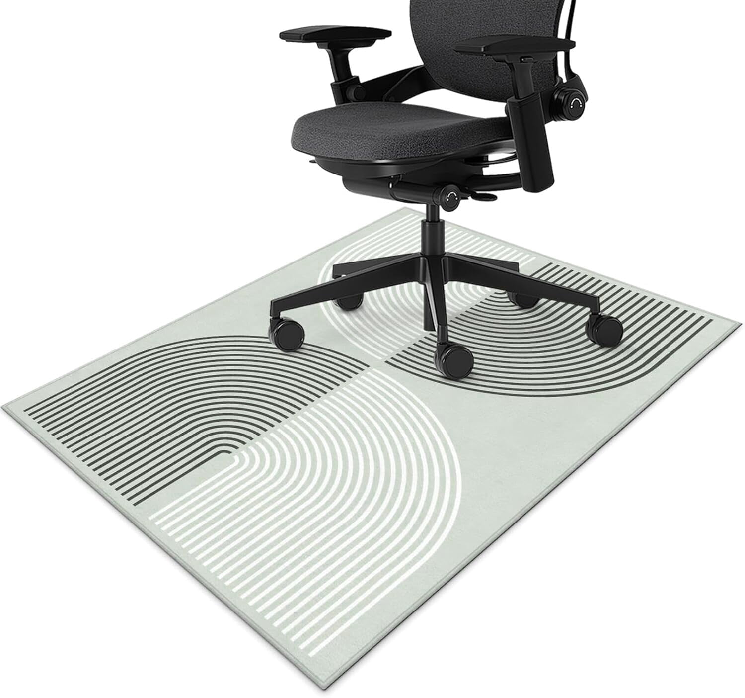Office Chair Mat for Hardwood Floor Minimalist Art 48"x60" Computer ...