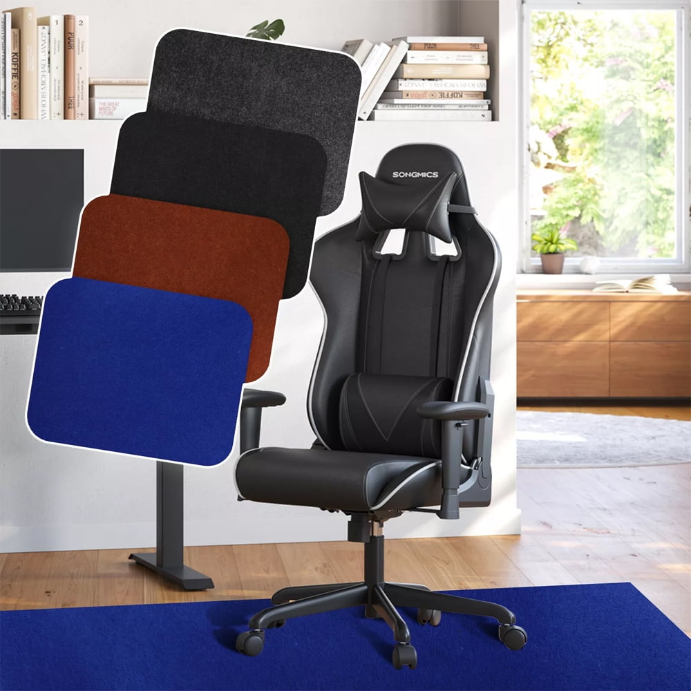 Office Chair Mat for Hardwood & Tile Floor, 35"x47" Computer Gaming ...