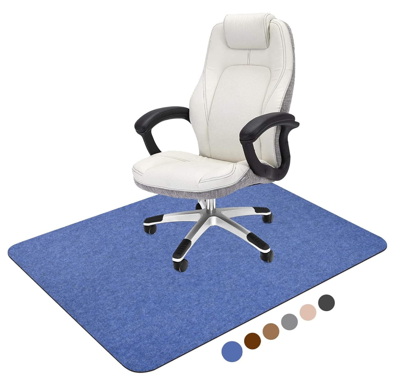 Office Chair Mat for Hardwood & Tile Floor, 55"x35" Computer Gaming ...