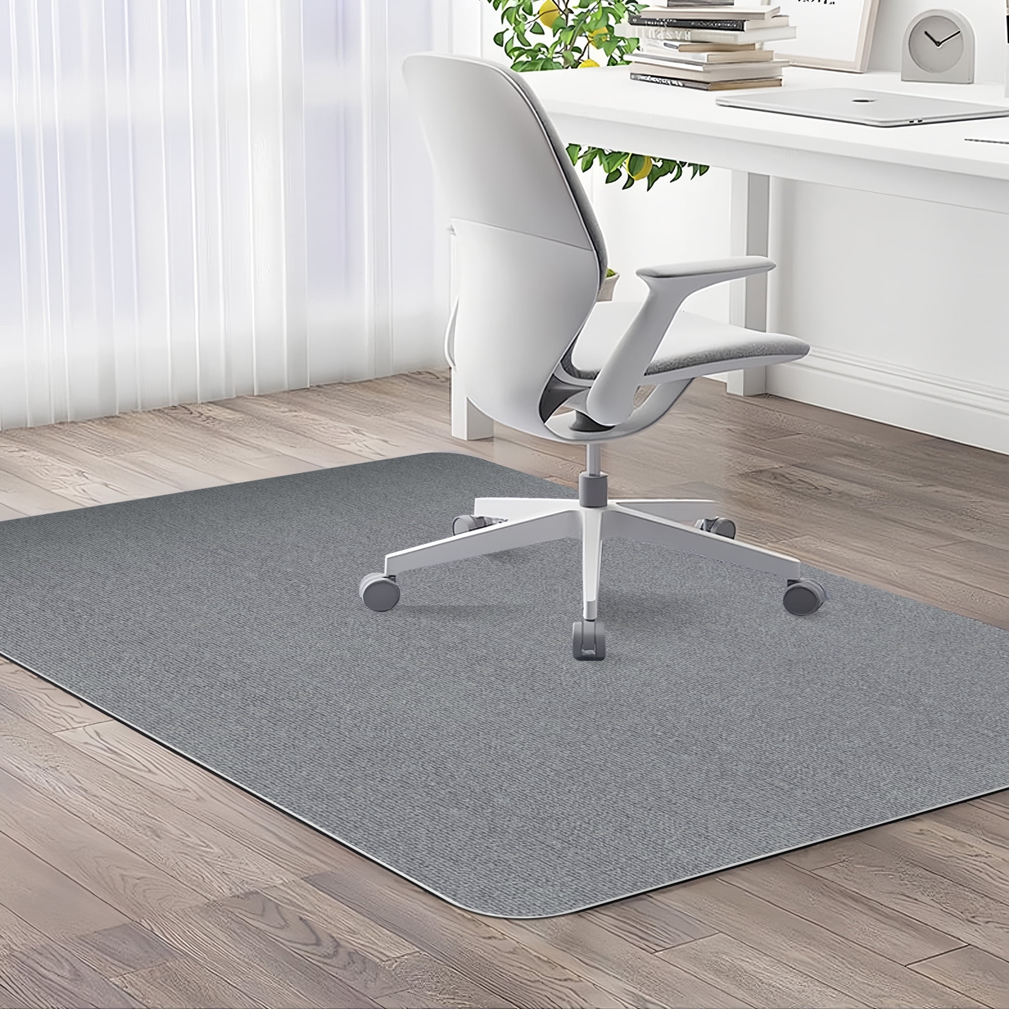 Office Chair Mat for Hardwood Floor, 48"x36" Computer Chair Rug, Under ...