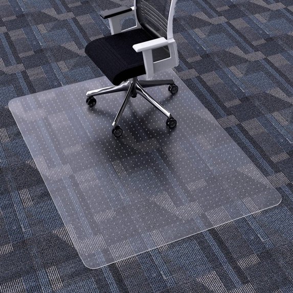 Office Chair Mat for Low Pile Carpet, 48" x 36" Clear Computer Desk ...
