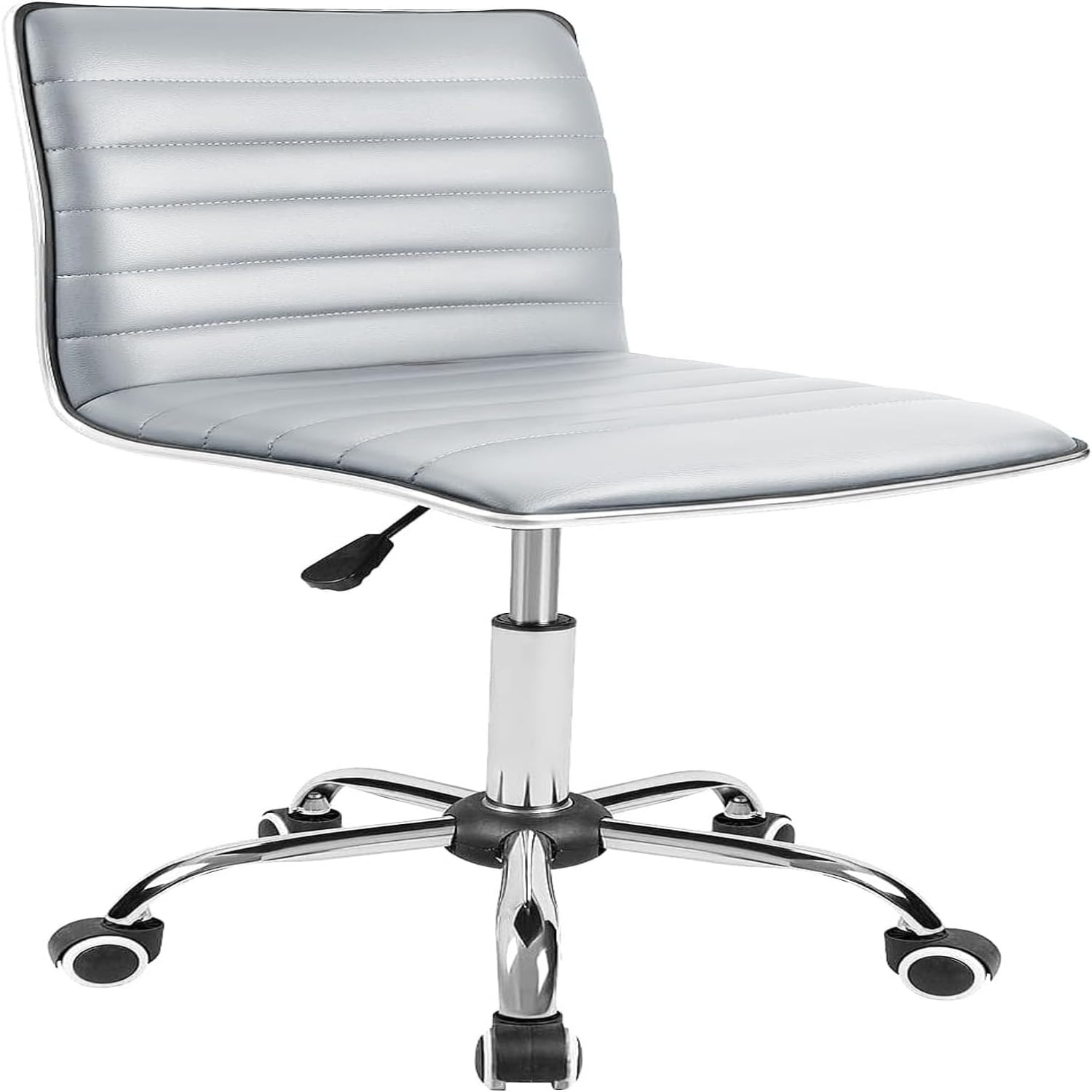Office Chair Mid Back Task Chair Adjustable Computer Executive Desk ...