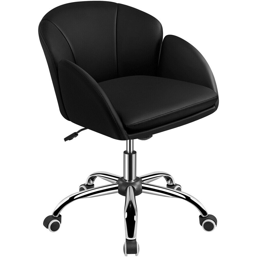 Office Chair Modern Desk Chair, Adjustable Rocking Computer Task Chair ...