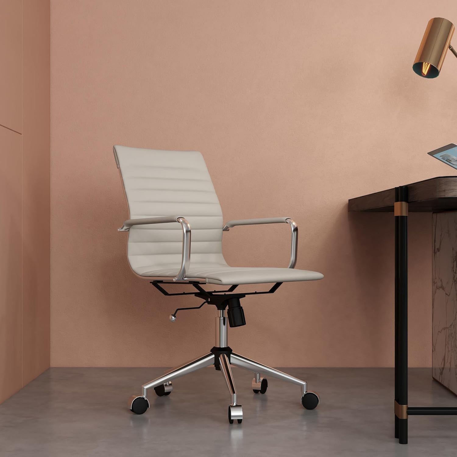 Office Chair Rolling Office Chair With Back Support Ergo Office With ...