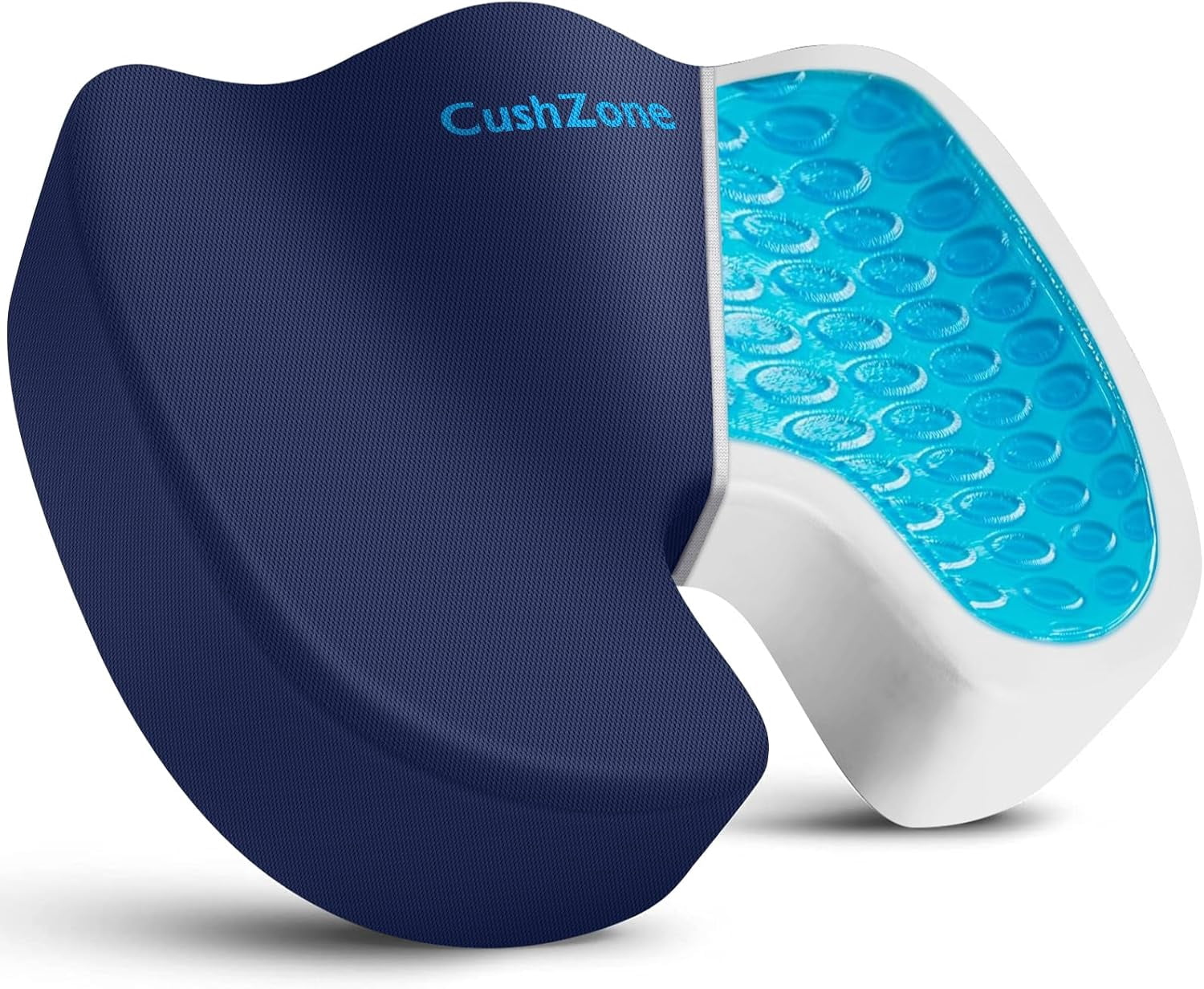Office Chair Seat Cushion, Cooling Gel Enhanced Memory Foam Chair ...