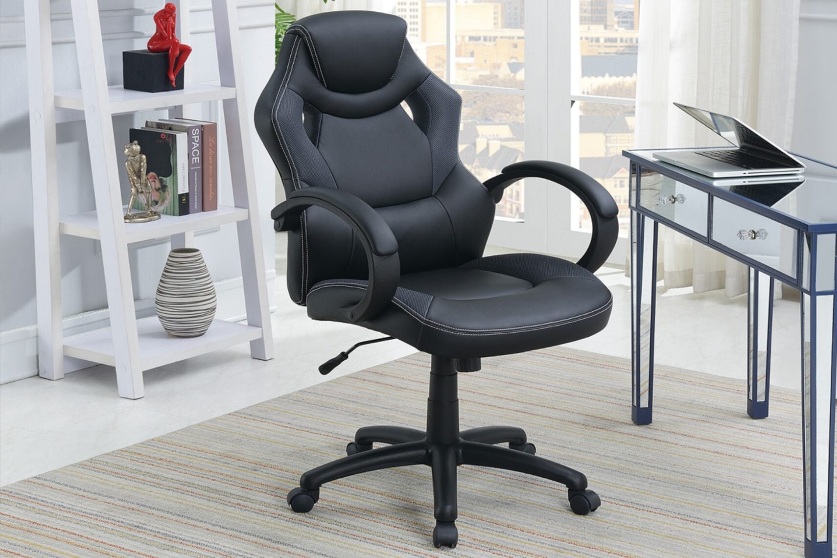 Office Chair, Upholstered Comfort Chair for Relax and Gaming ...