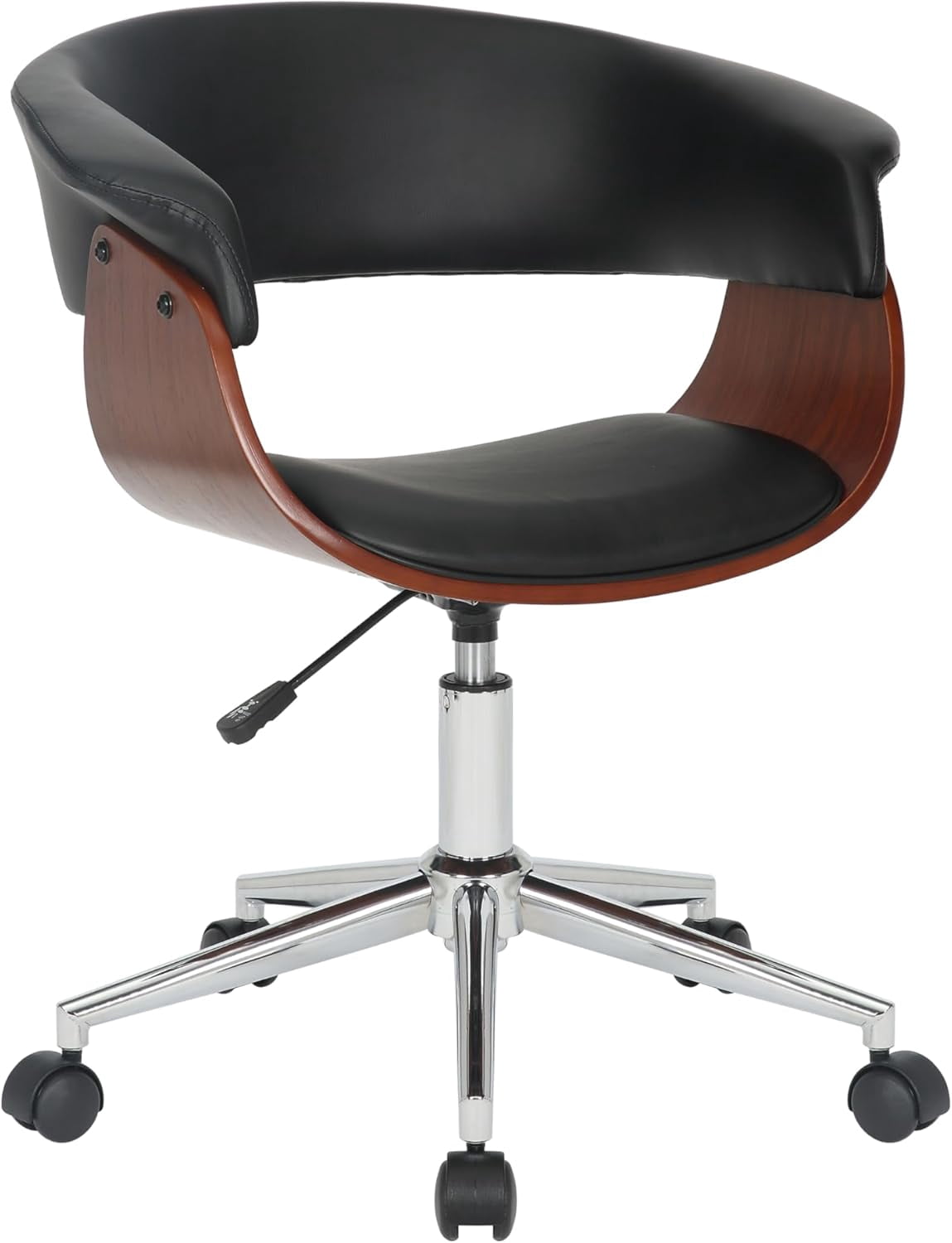 Office Chair, Water Stain Faux Leather Upholstery, Height Adjustable ...