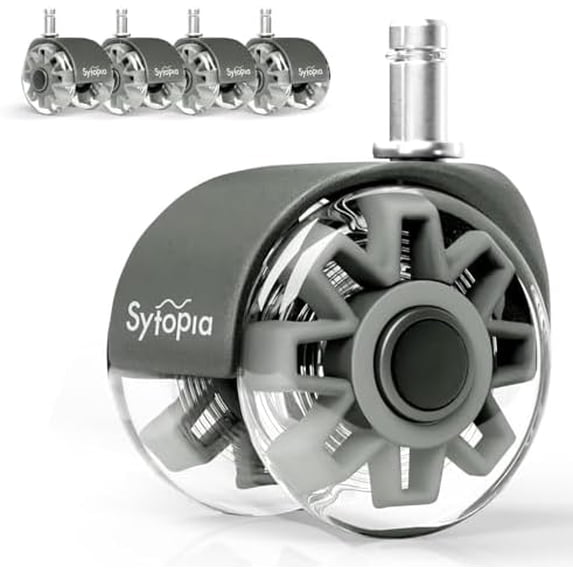 Office Chair Wheels Replacement, 2.5 Inch Universal Casters for ...