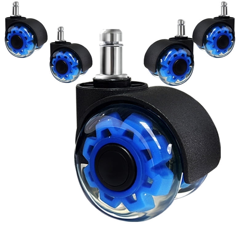 Office Chair Wheels Set of 5, (11MM Universial Fit Chair) Heavy Duty ...