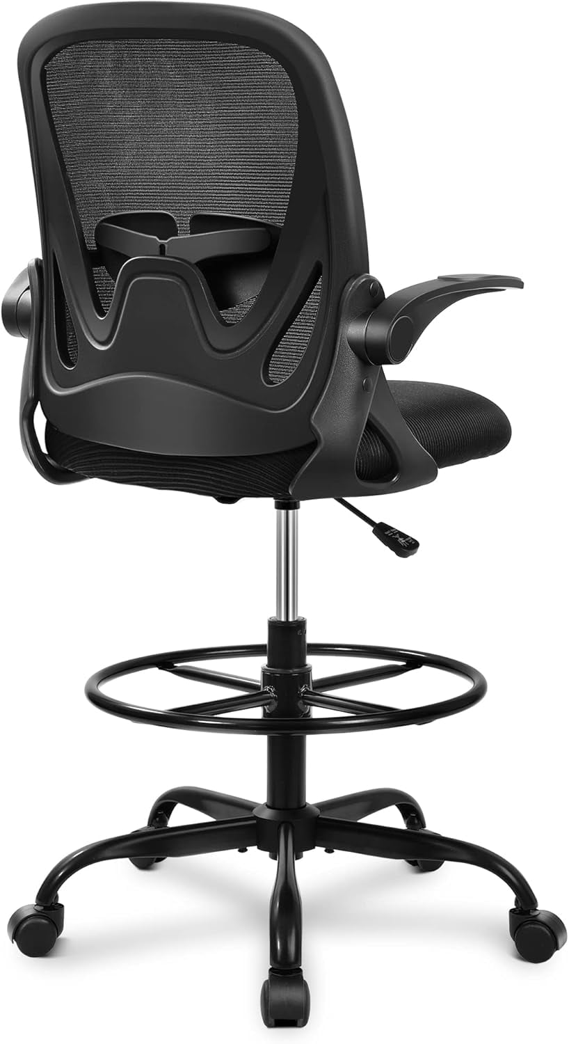 Office Chair with Flip-up Armrests Executive Ergonomic Computer ...