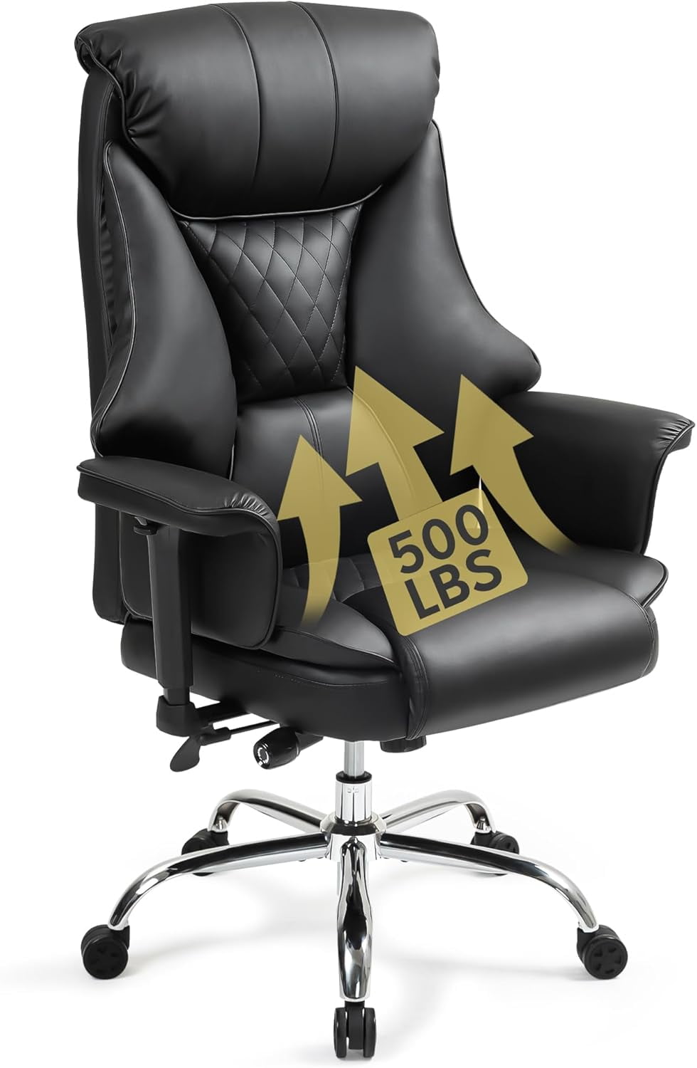 Office Chair with Wide Seat - Big and Tall Executive Chair with ...