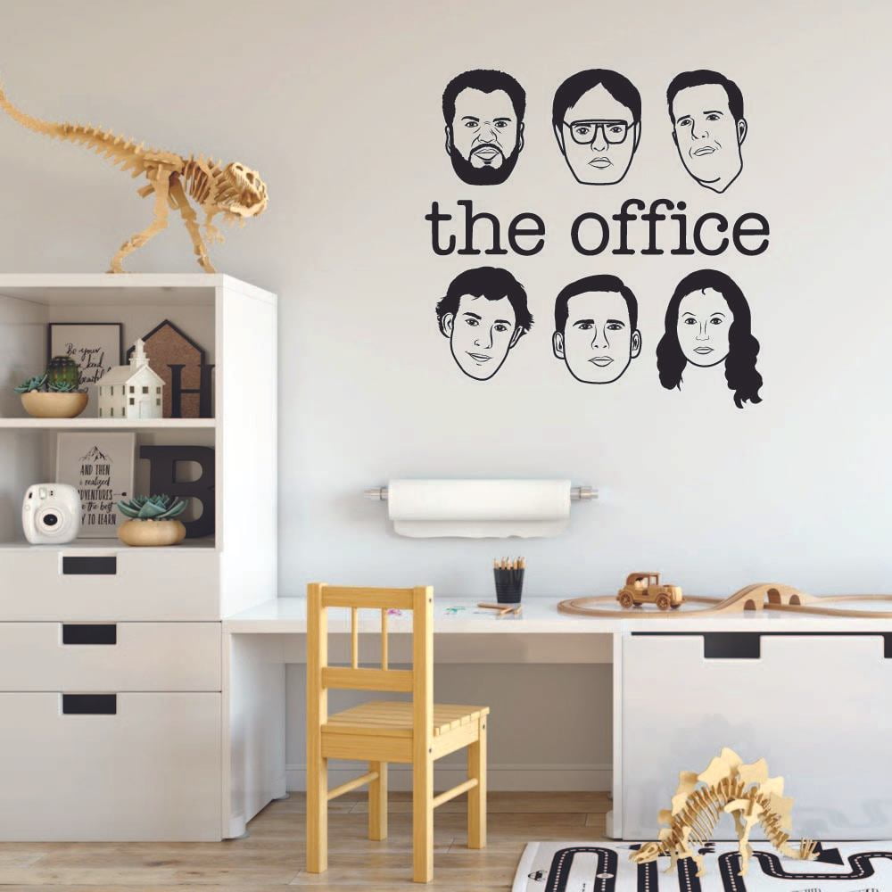The Office Characters Jim Dwight TV Show Series Quote Wall Stickers ...