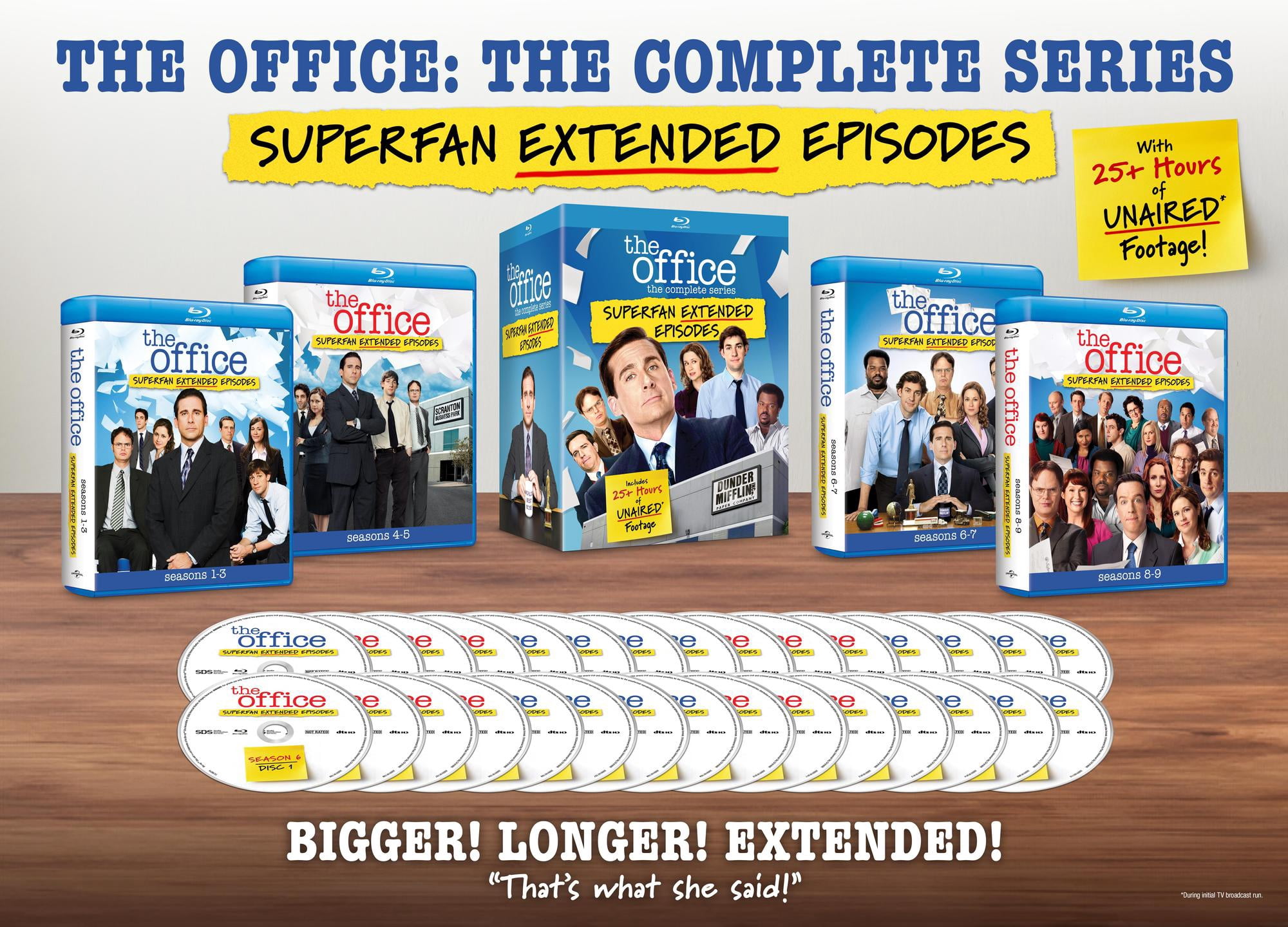 The Office: The Complete Series - Superfan Extended Episodes (Blu-ray ...