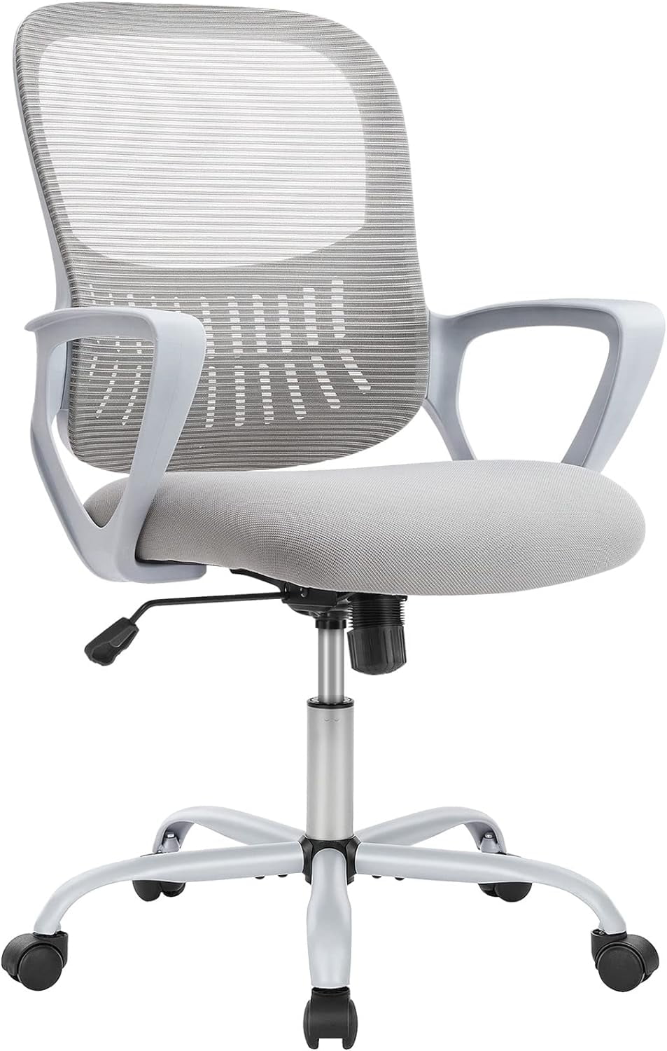 Office Computer Desk Ergonomic Mid-Back Mesh Rolling Work Swivel Task ...