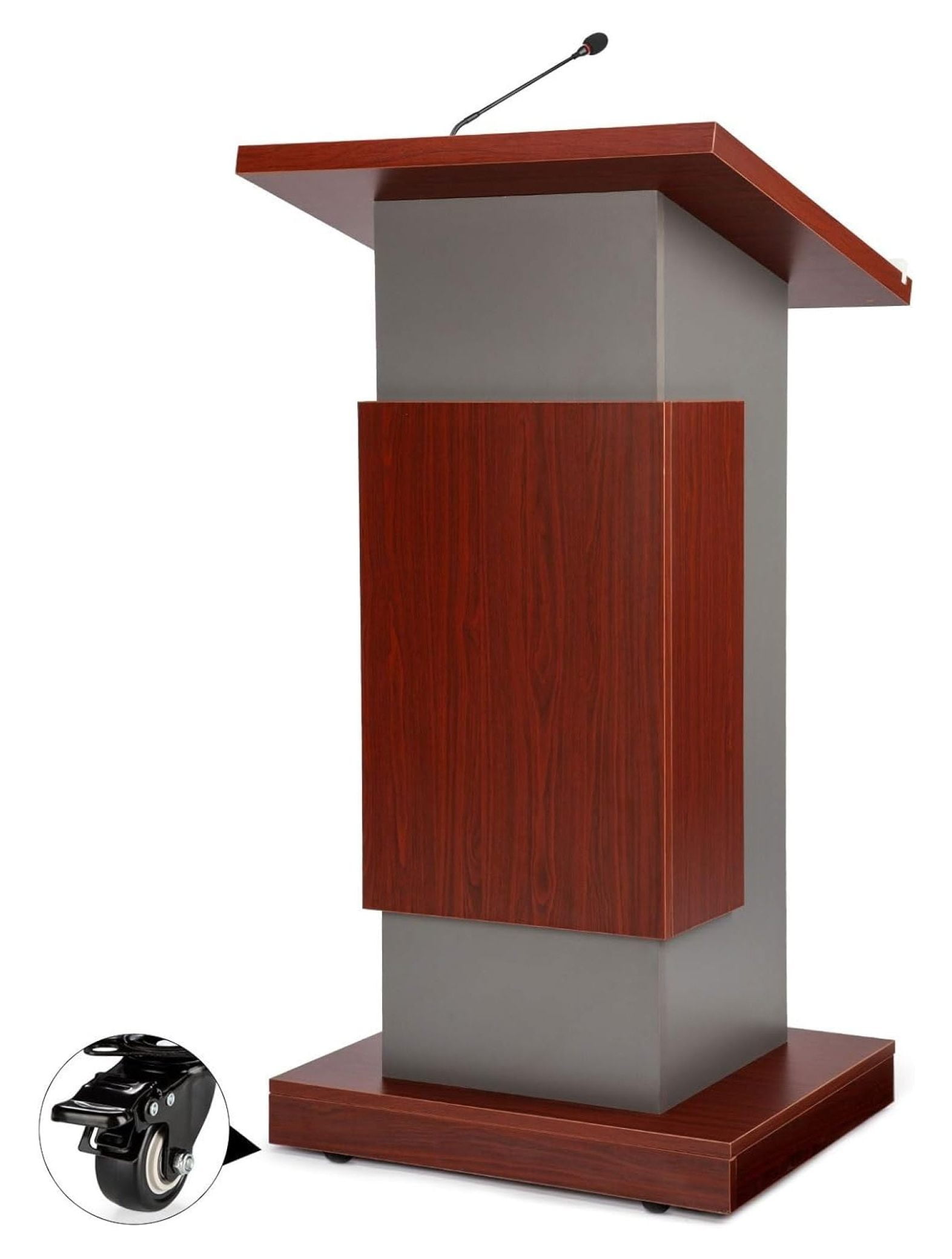 Office Conference Room Podium Table, Teacher Podium, Portable Mobile ...