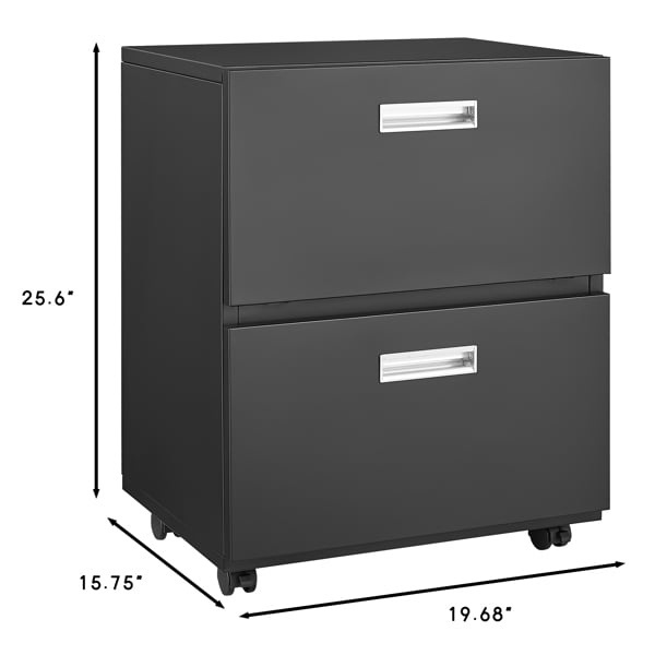 Office Copier Cabinet black 2 door steel copier stand mobile pedestal ...