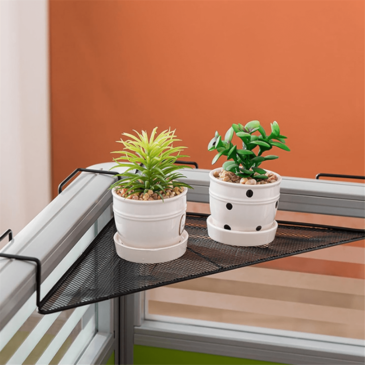 Office Cubicle Shelf, Wire Corner Sundries Storage Rack, Office Cubicle ...