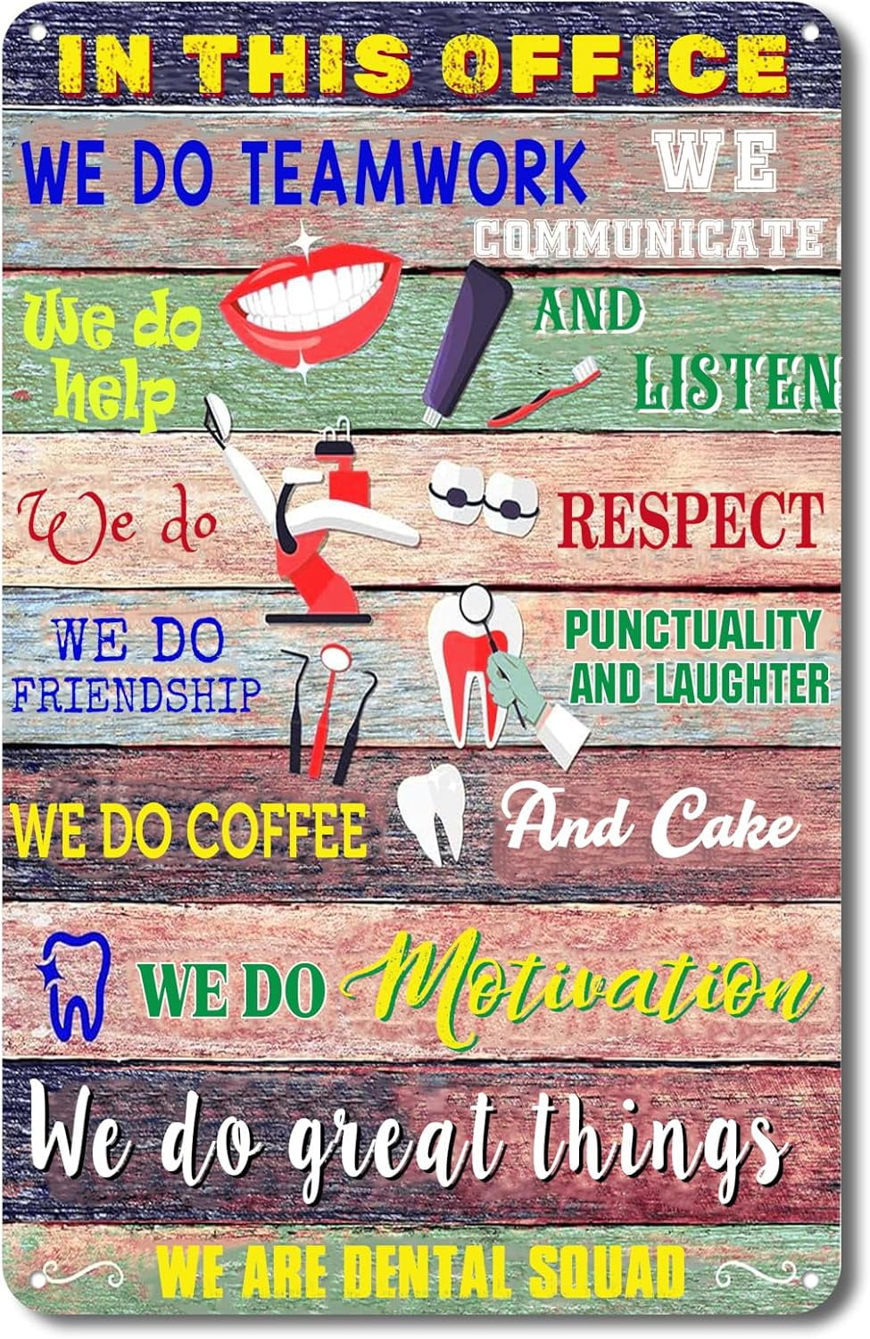 Office Decor Dental Guard Dental Hygienist Wall Decor Sign, In This ...