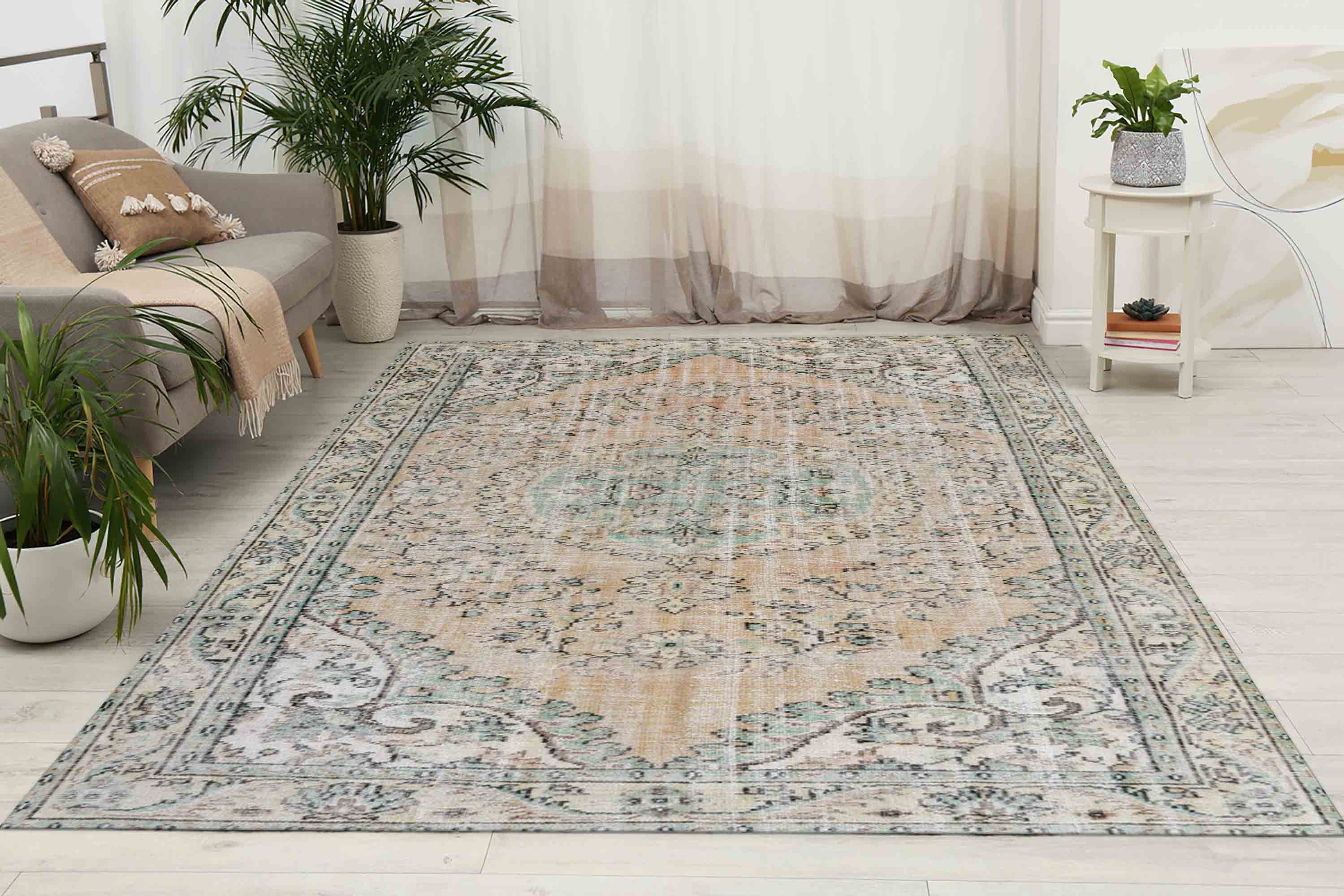 Office Decor Rug, Soft Tones Rug, Entryway Rug, Green Rugs, Customs Rug ...