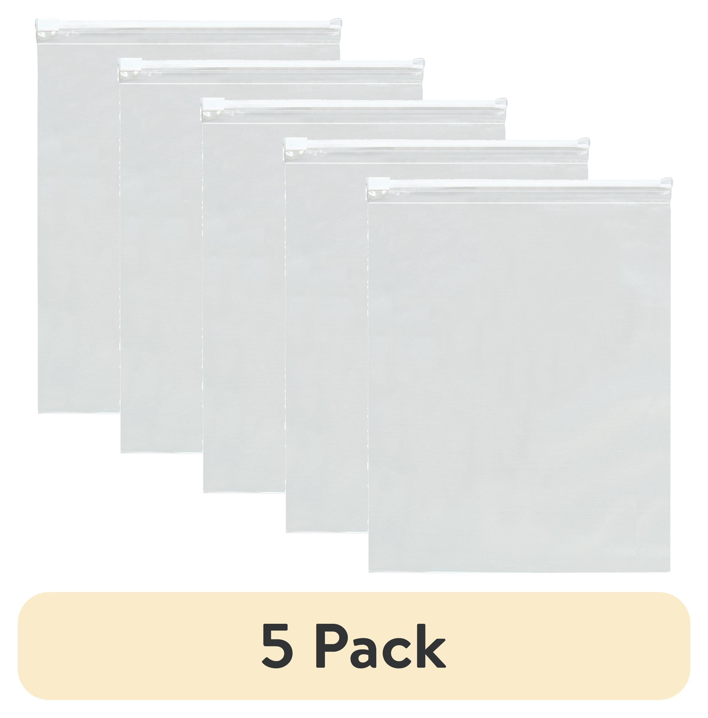(5 pack) Office Depot® Brand 3 Mil Slide-Seal Reclosable Poly Bags 16 ...