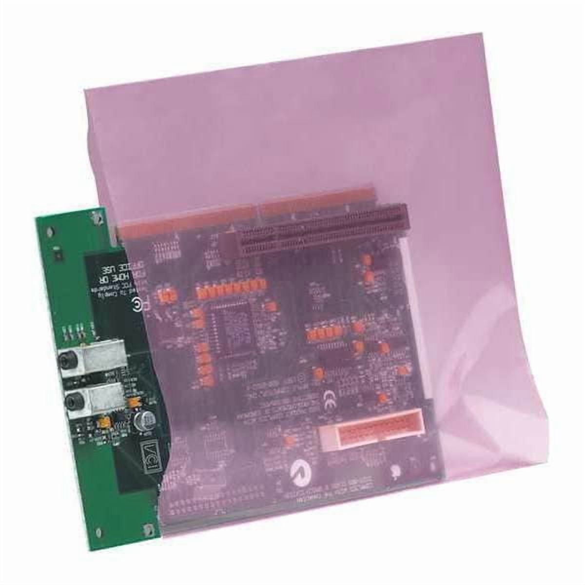 Office Depot® Brand 4 Mil Anti-Static Flat Poly Bags, 16" x 18", Pink ...