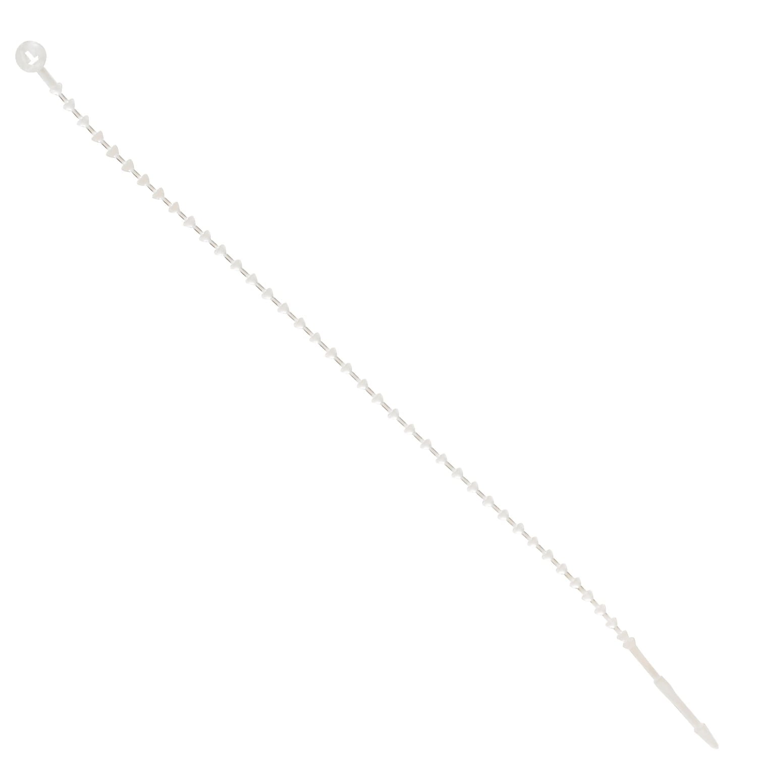 Office Depot® Brand Beaded Security Ties, Releasable, 11", Natural ...