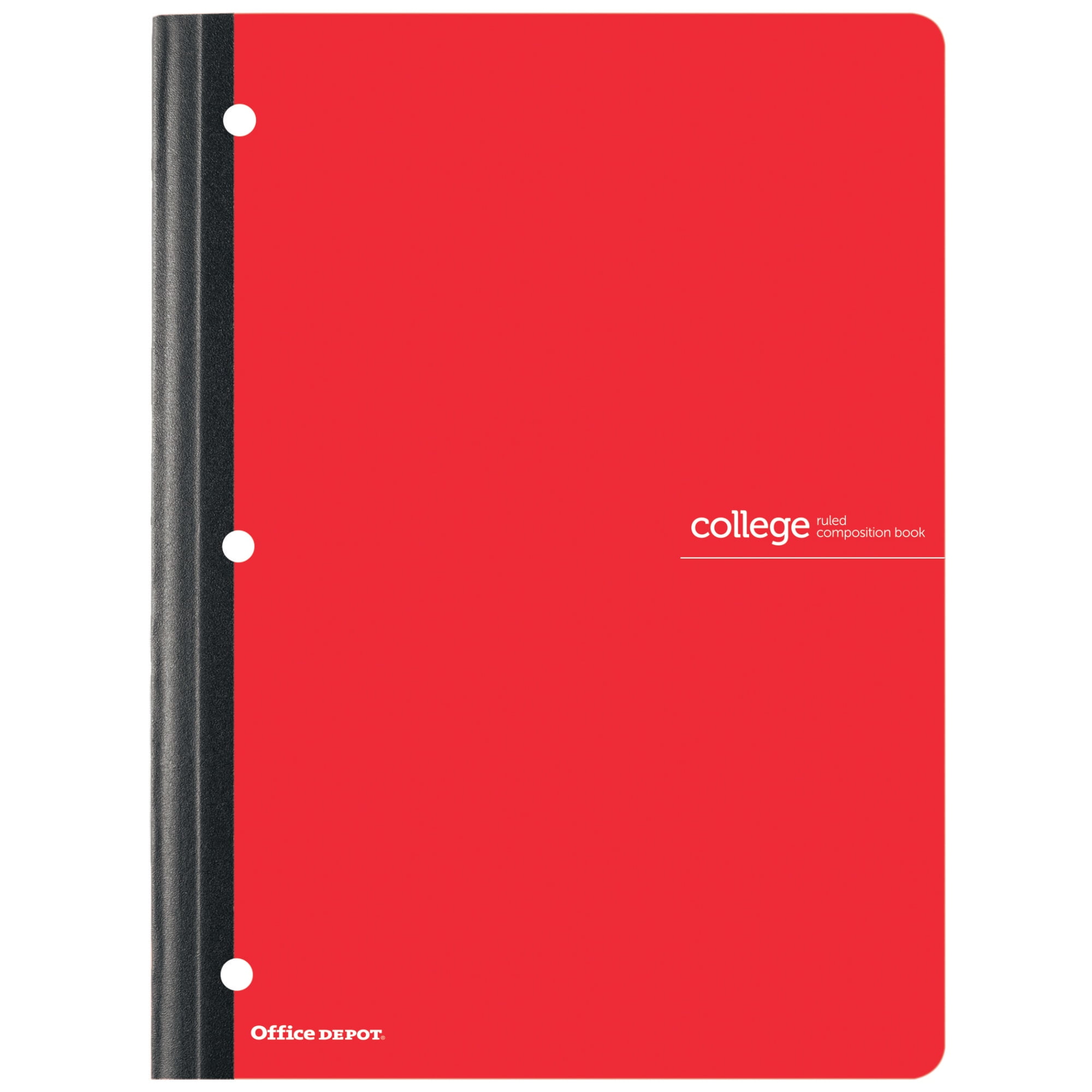 Office Depot® Brand Composition Book, 8-1/2" x 11", College Ruled, 80 ...