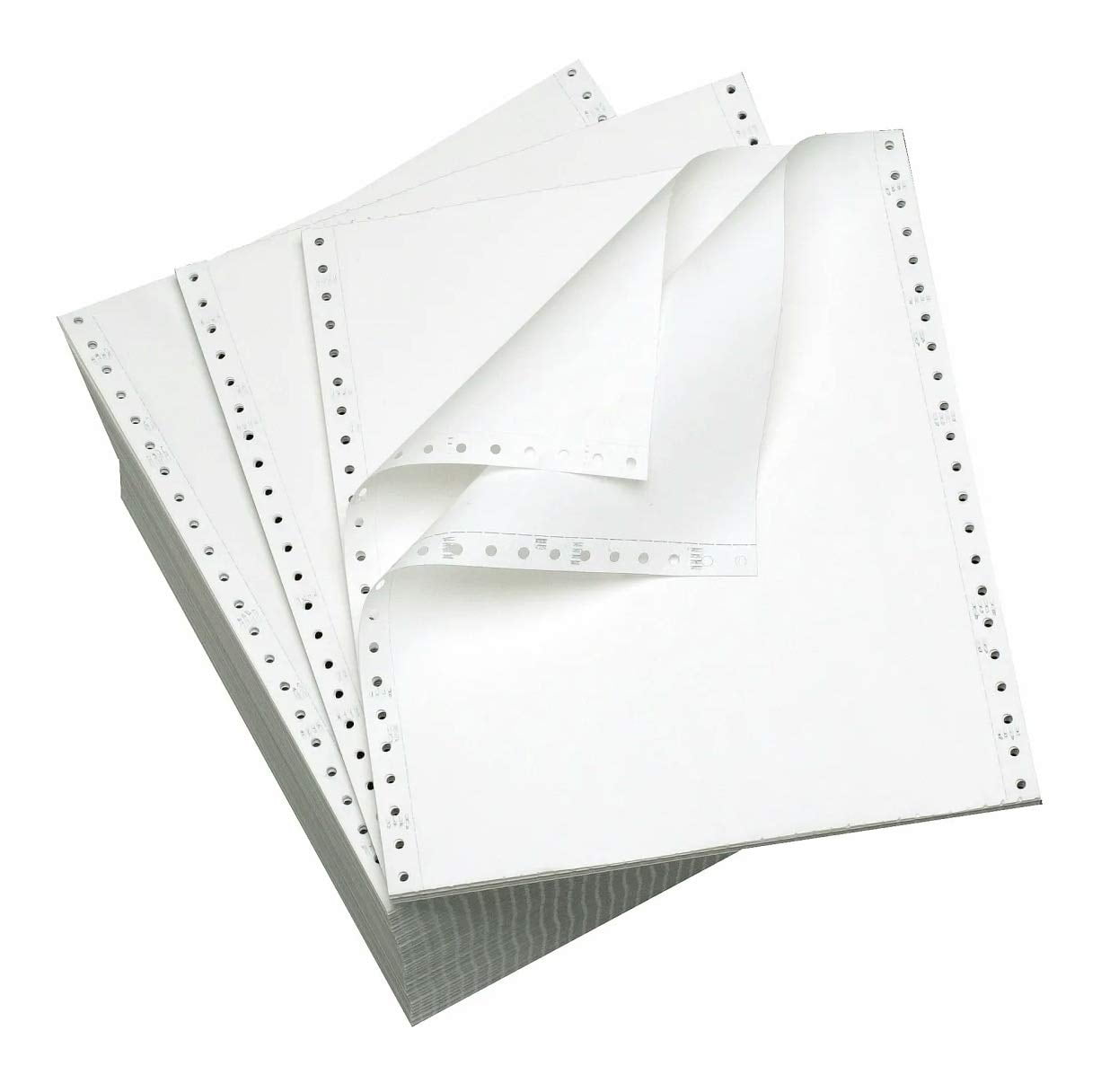 Office Depot Brand Computer Paper, 2-Part, Standard Perforation ...