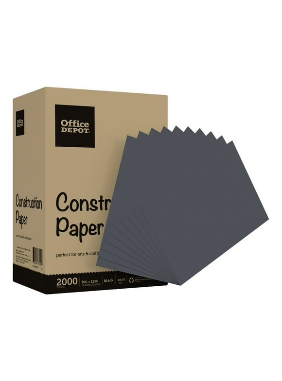 Construction Paper in Craft Paper | Black - Walmart.com