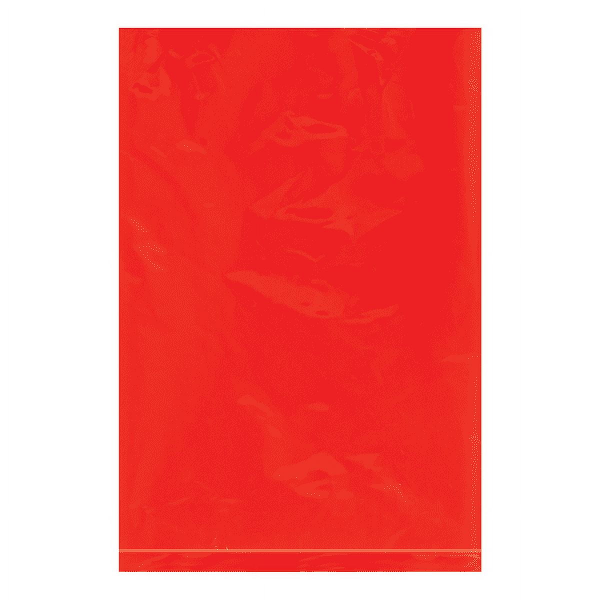 Office Depot® Brand Flat 2-Mil Poly Bags, 6" x 9", Red, Case Of 1,000 ...