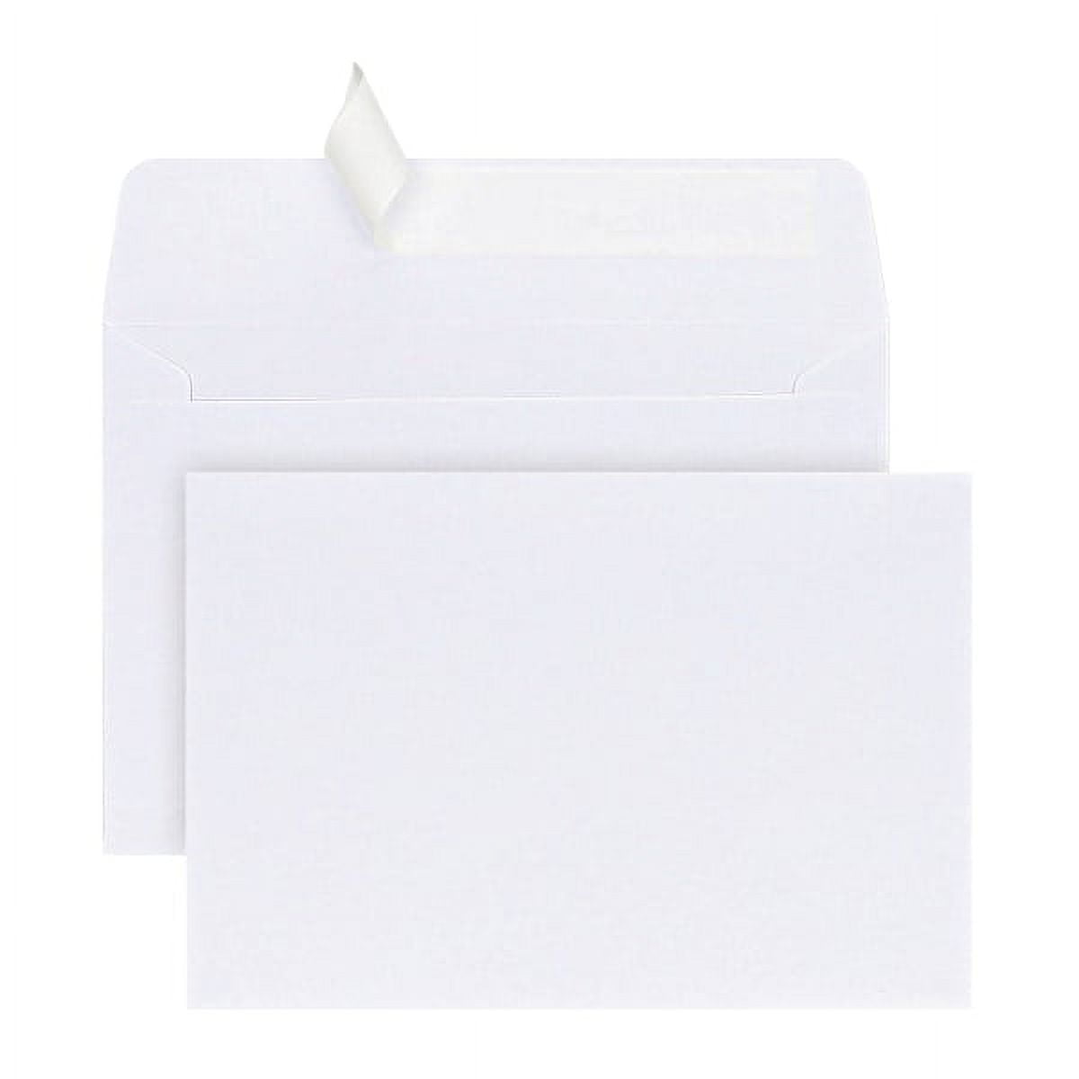 Office Depot® Brand Greeting Card Envelopes, A4, Clean Seal, White, Box ...