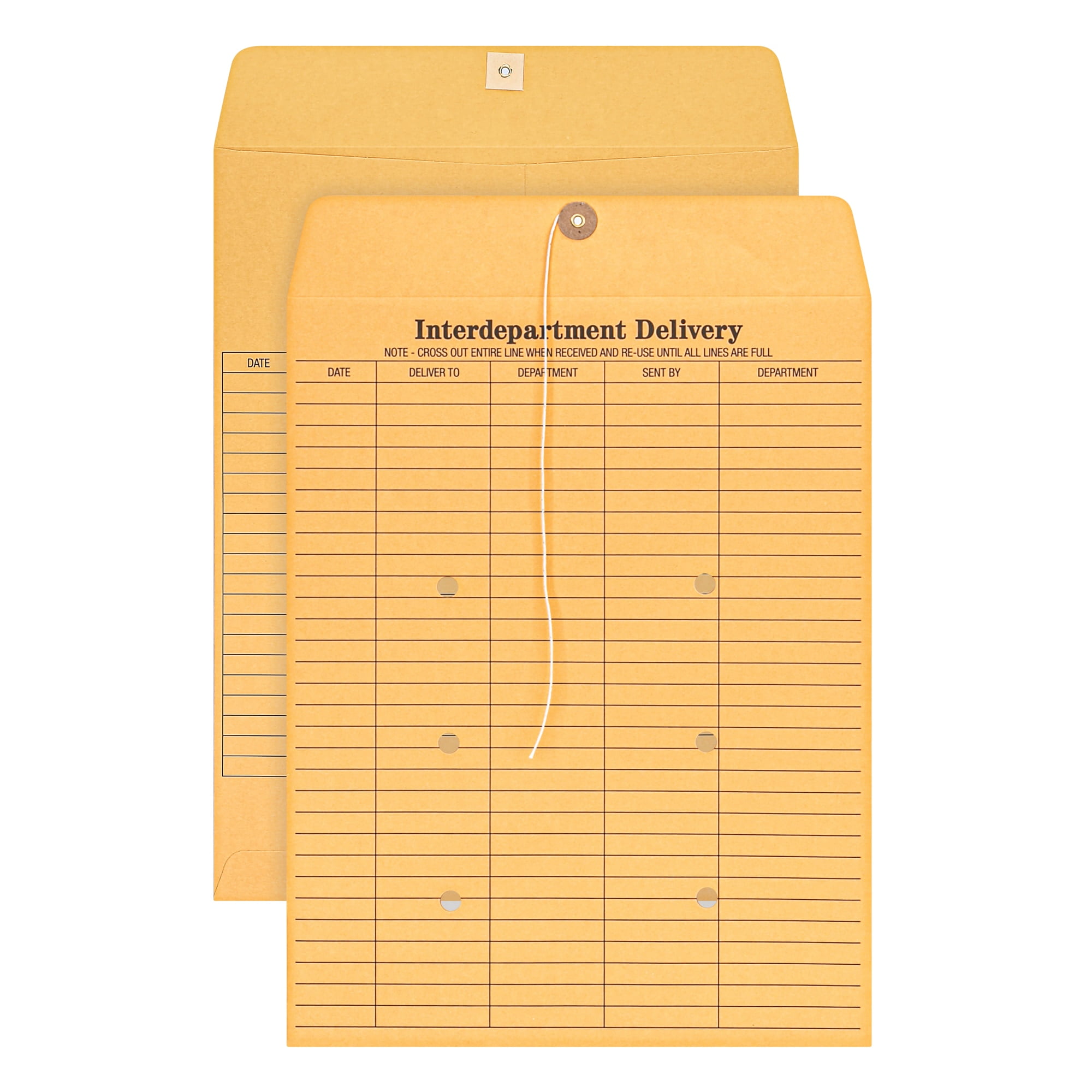 Office Depot® Brand Interdepartment Envelopes, 10" x 13", Brown, Box Of ...