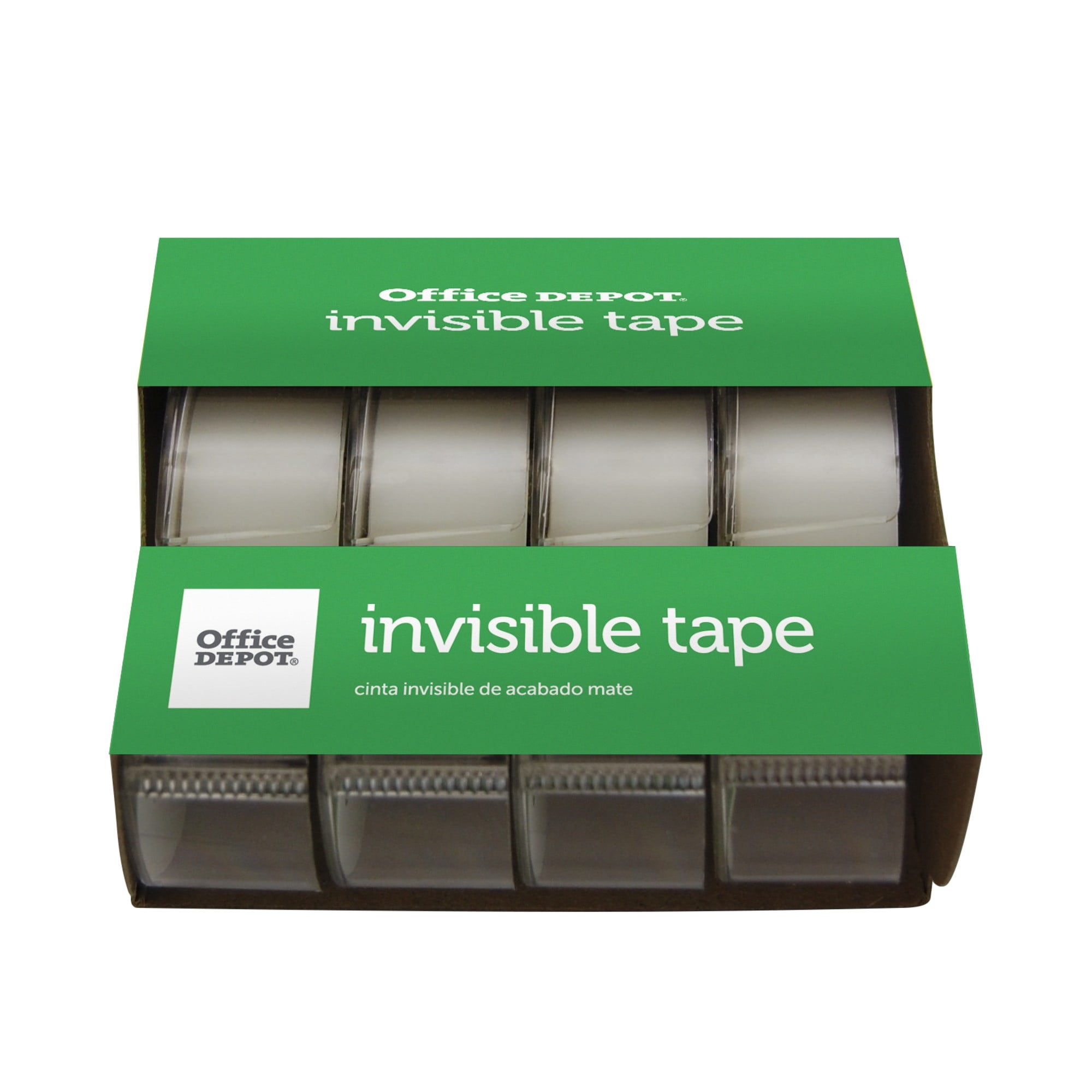 Office Depot® Brand Invisible Tape With Dispenser, 3/4" x 300", Clear ...