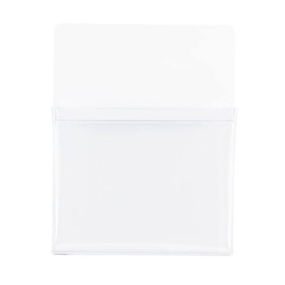 Office Depot® Brand Magnetic Storage Pouches, 8-1/2" x 11", Clear, Pack ...