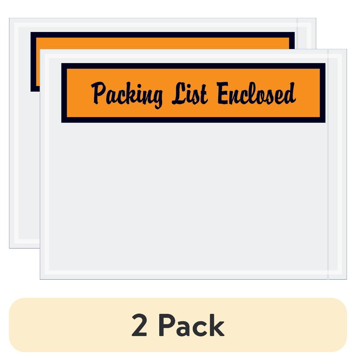 (2 pack) Office Depot® Brand "Packing List Enclosed" Envelopes,Panel ...